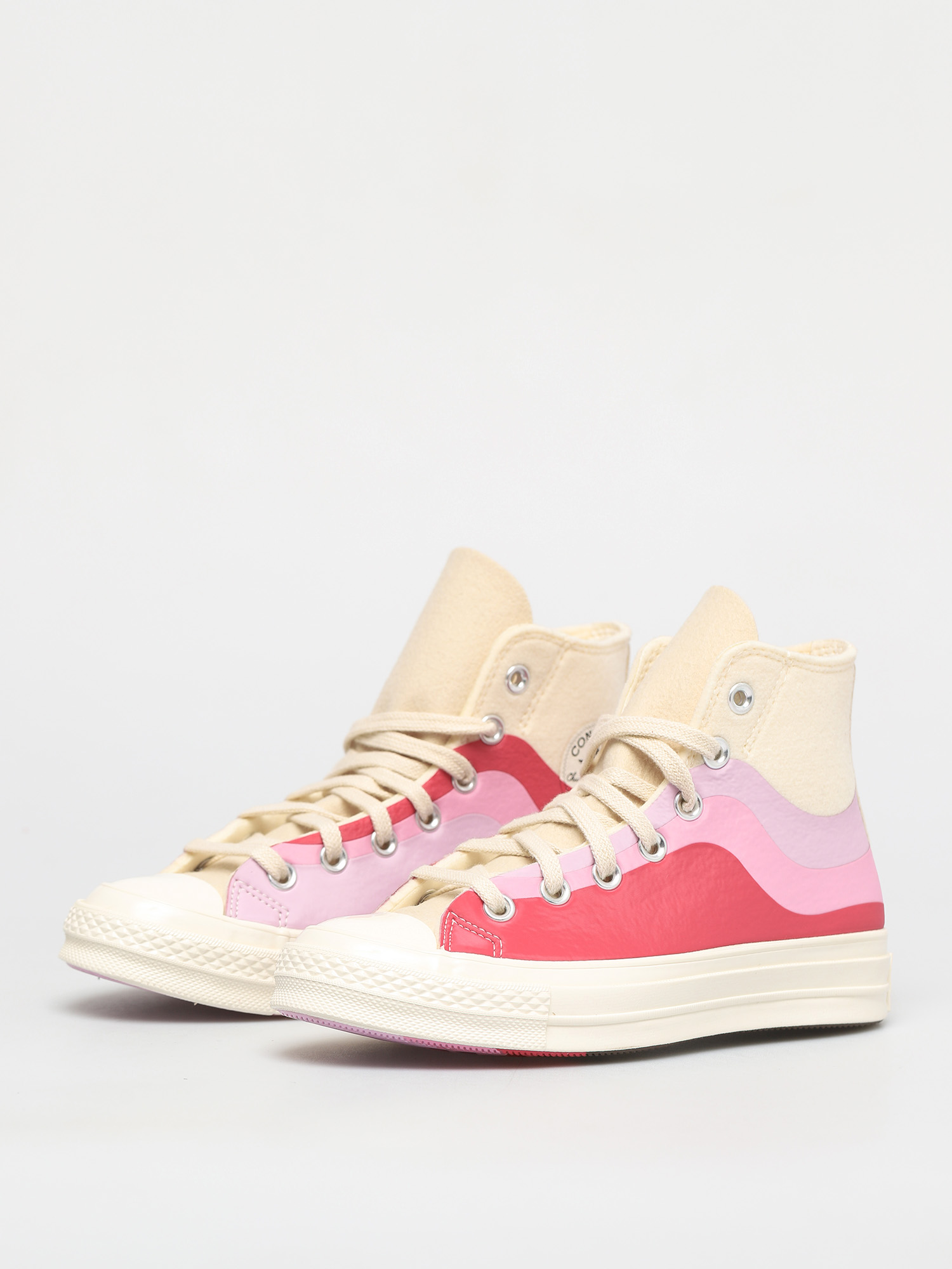 Converse Chuck 70 Felt Overlays Schuhe (winter white/pink lavender)