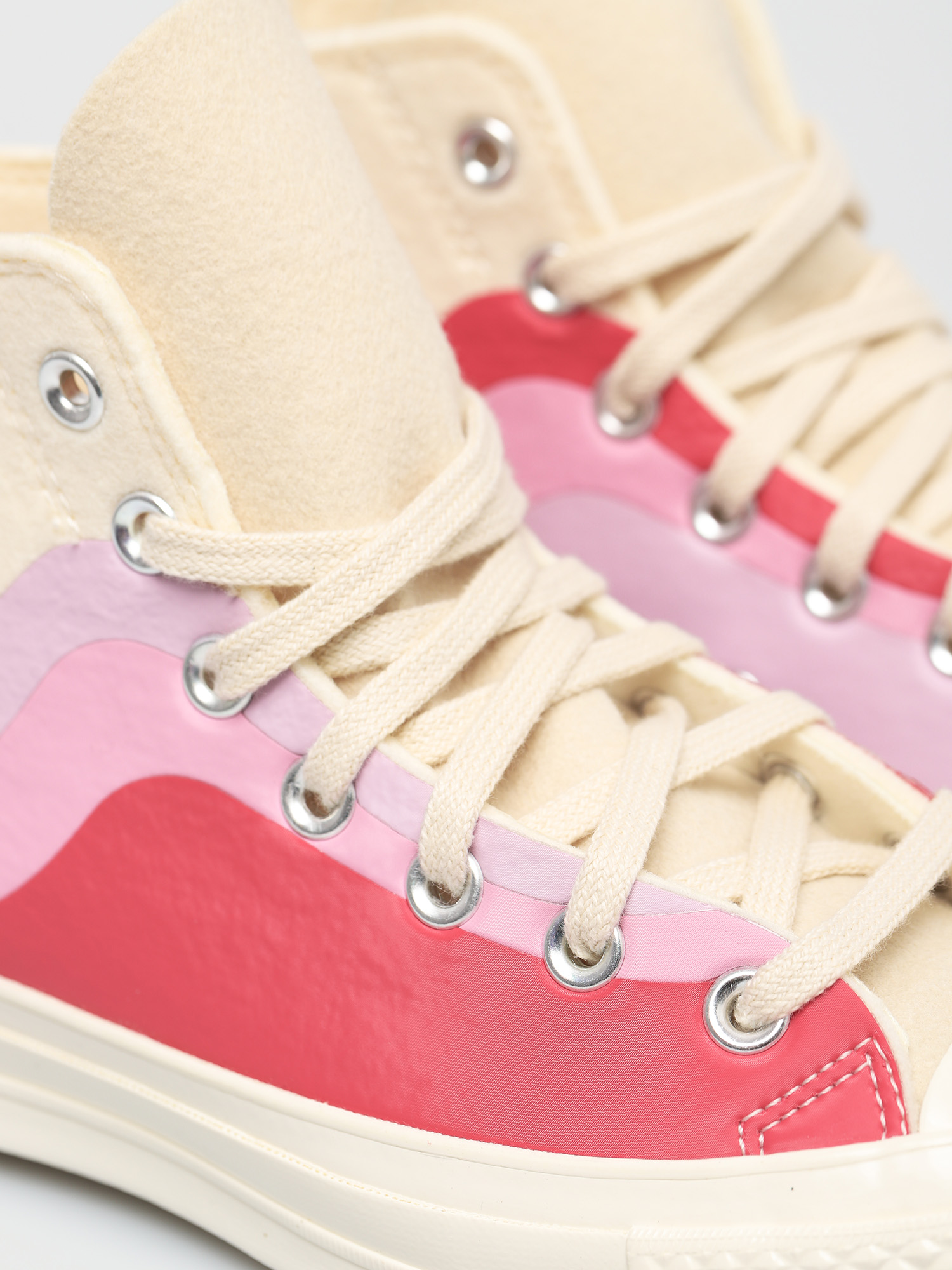 Converse Chuck 70 Felt Overlays Shoes (winter white/pink lavender)