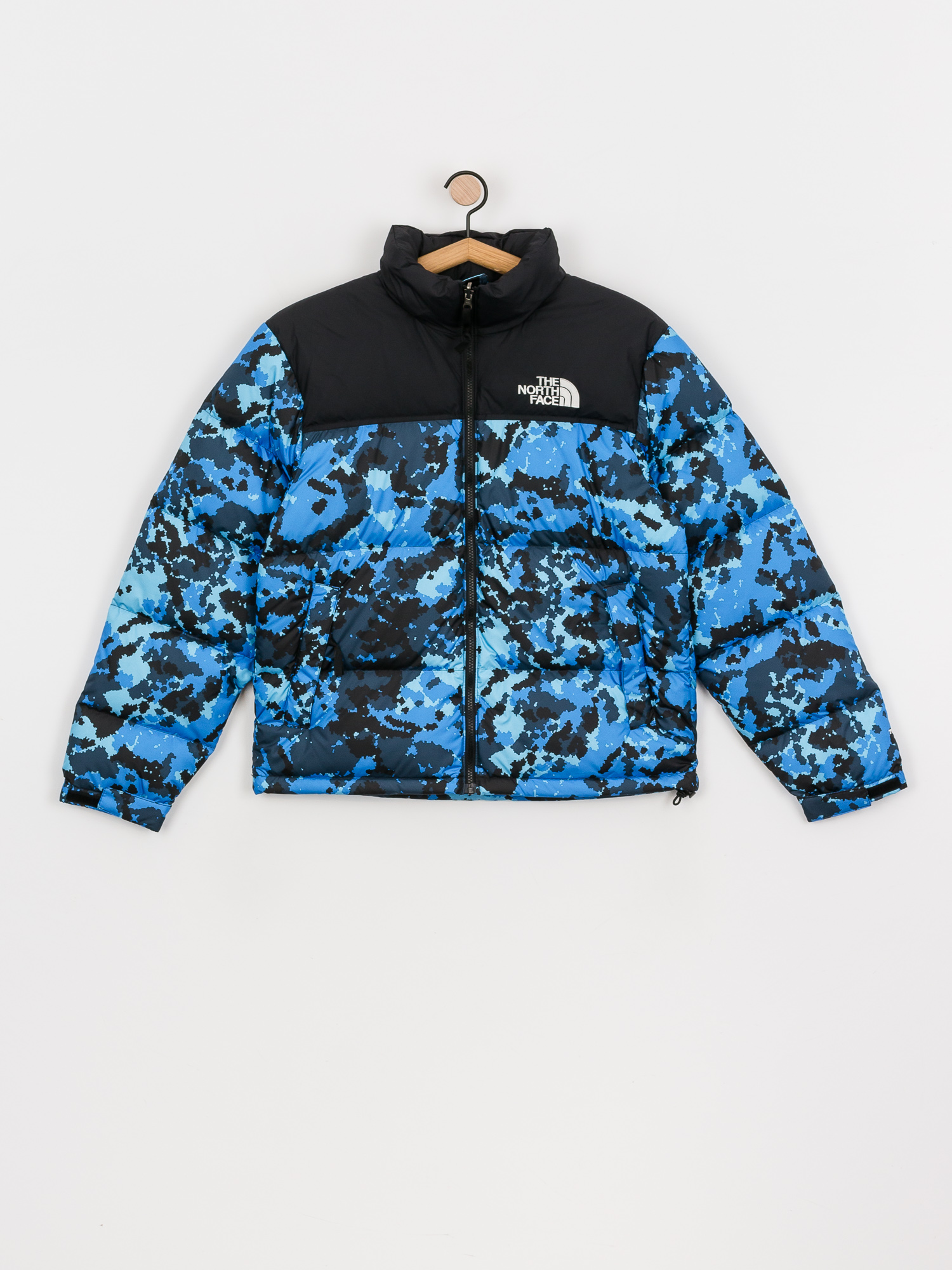 North face blue camo jacket store