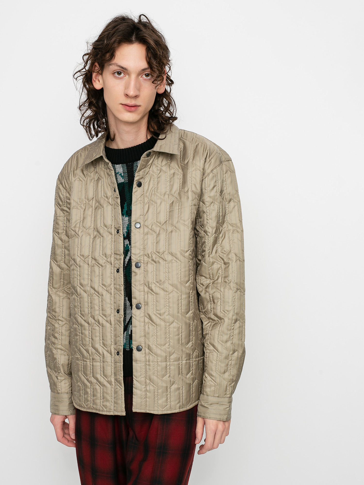 Stussy Quilted Insulated Shirt (beige)