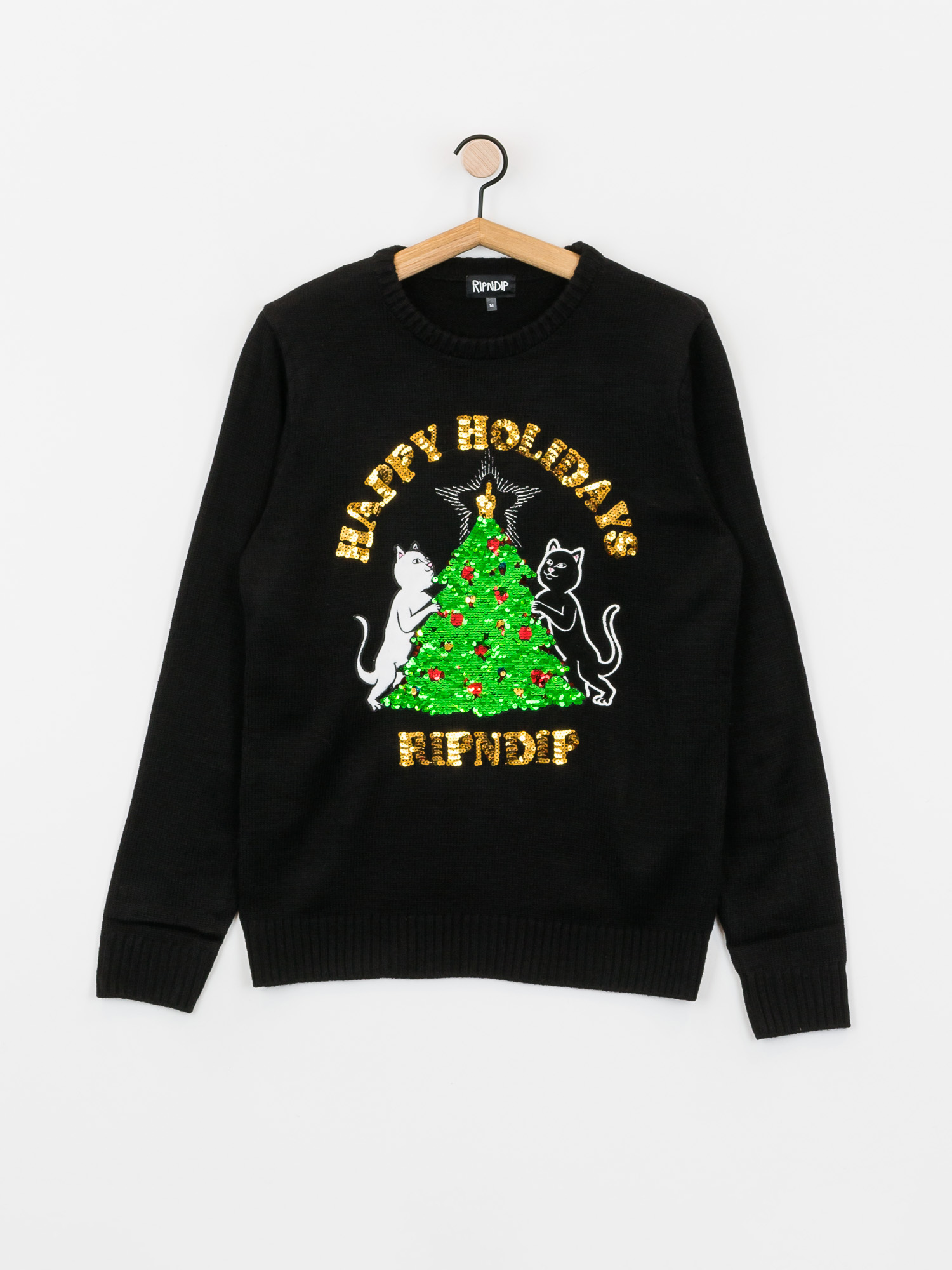 RipNDip Litmas Tree Sweater (black)