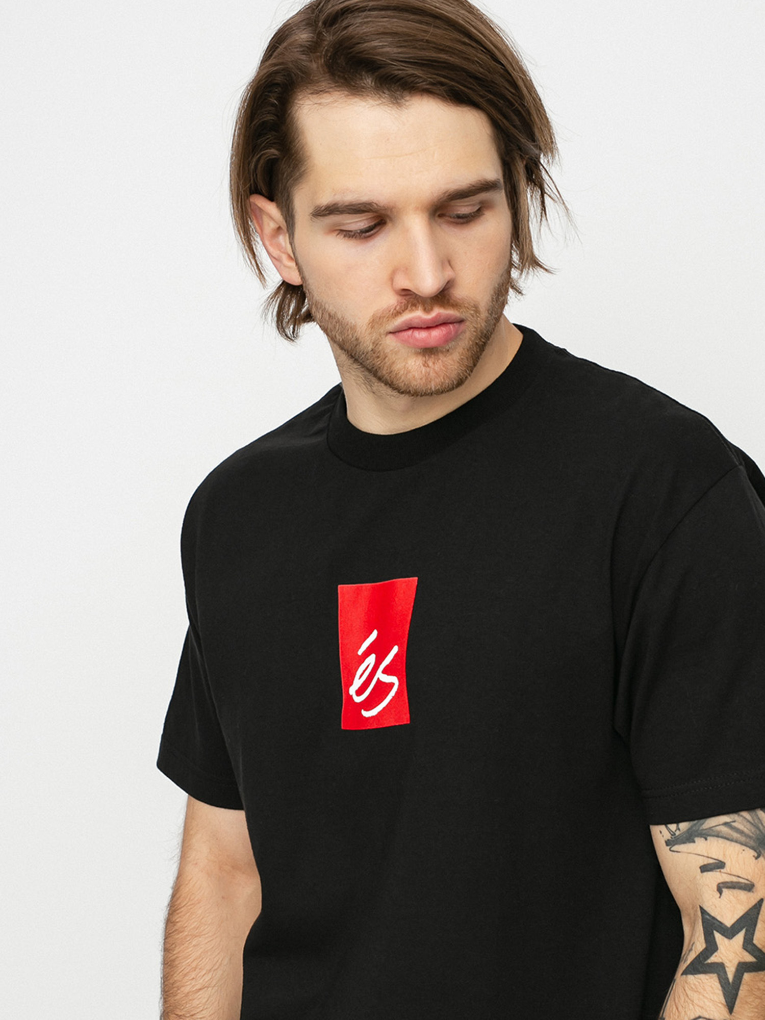 eS Grid Globe T-shirt - black (black)