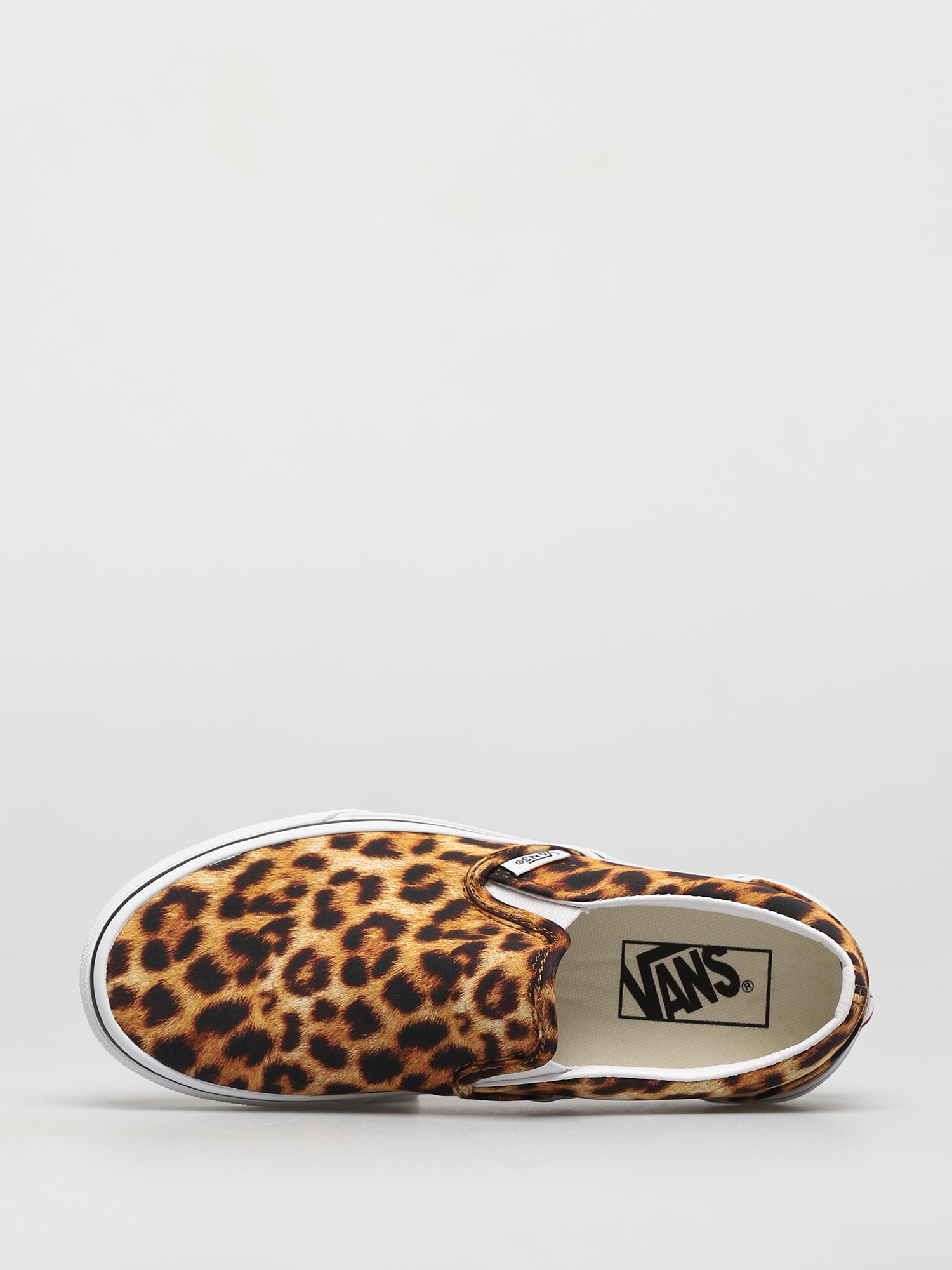 Vans Classic Slip On Shoes (leopard black/true white)