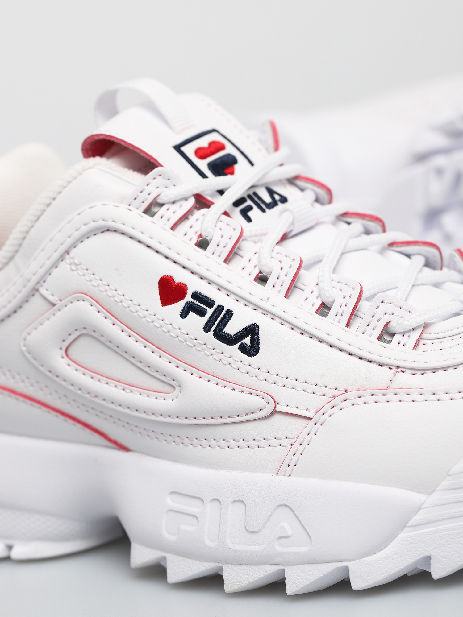 Fila Disruptor V Day Shoes Wmn (white/fila red)
