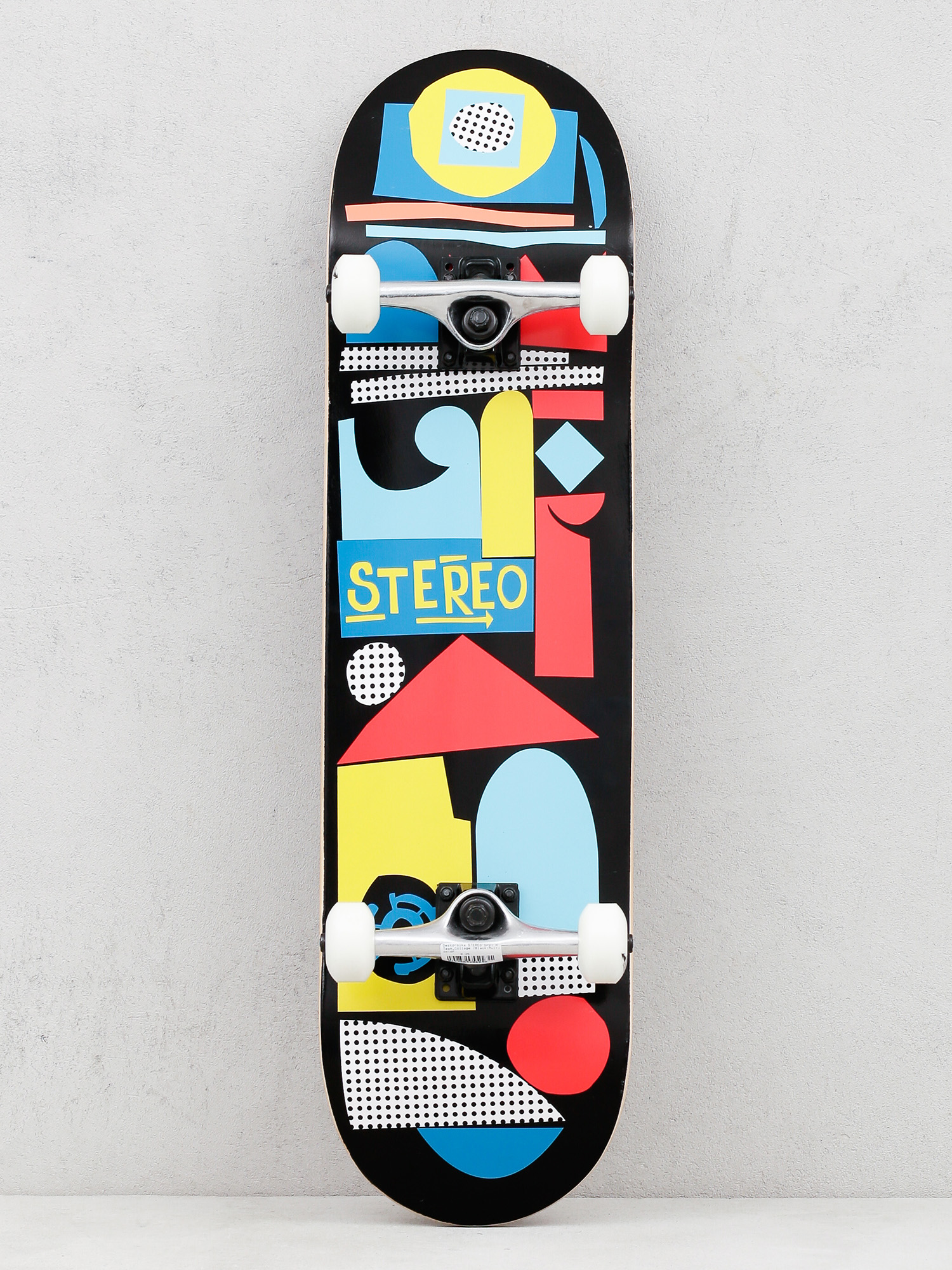 Stereo Team Collage Skateboard - black (black/multicolor)