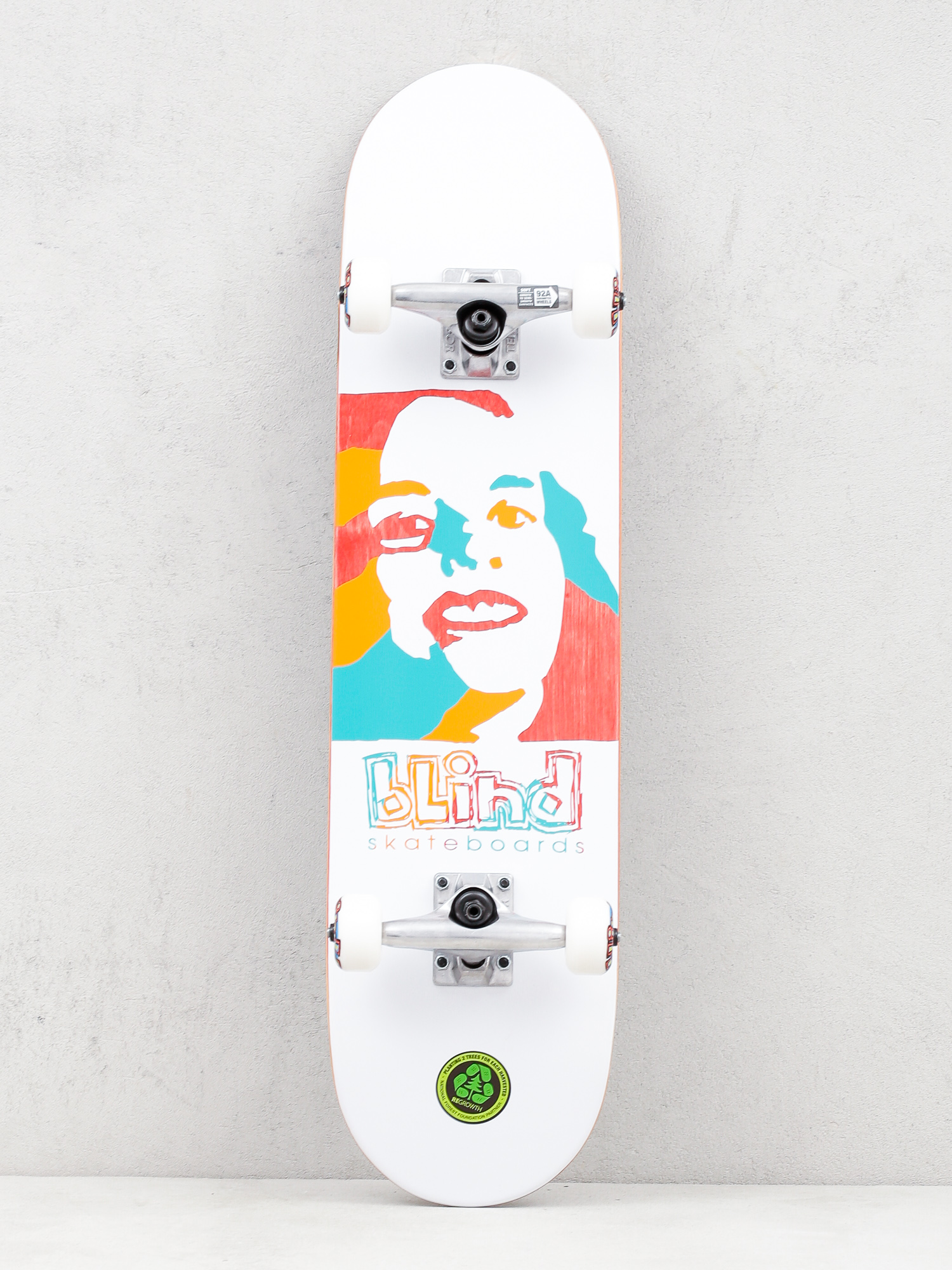 Almost Pixel Flip Skateboard (white)