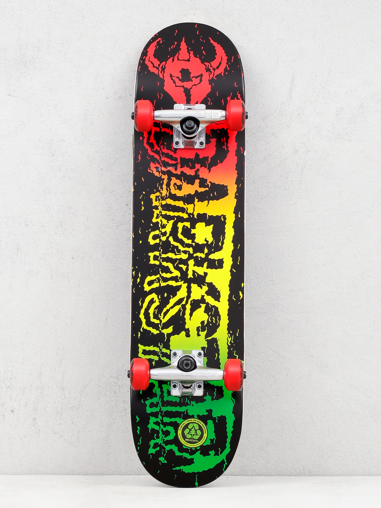 Darkstar Vhs W Soft Wheels Skateboard - multicolor (rasta)