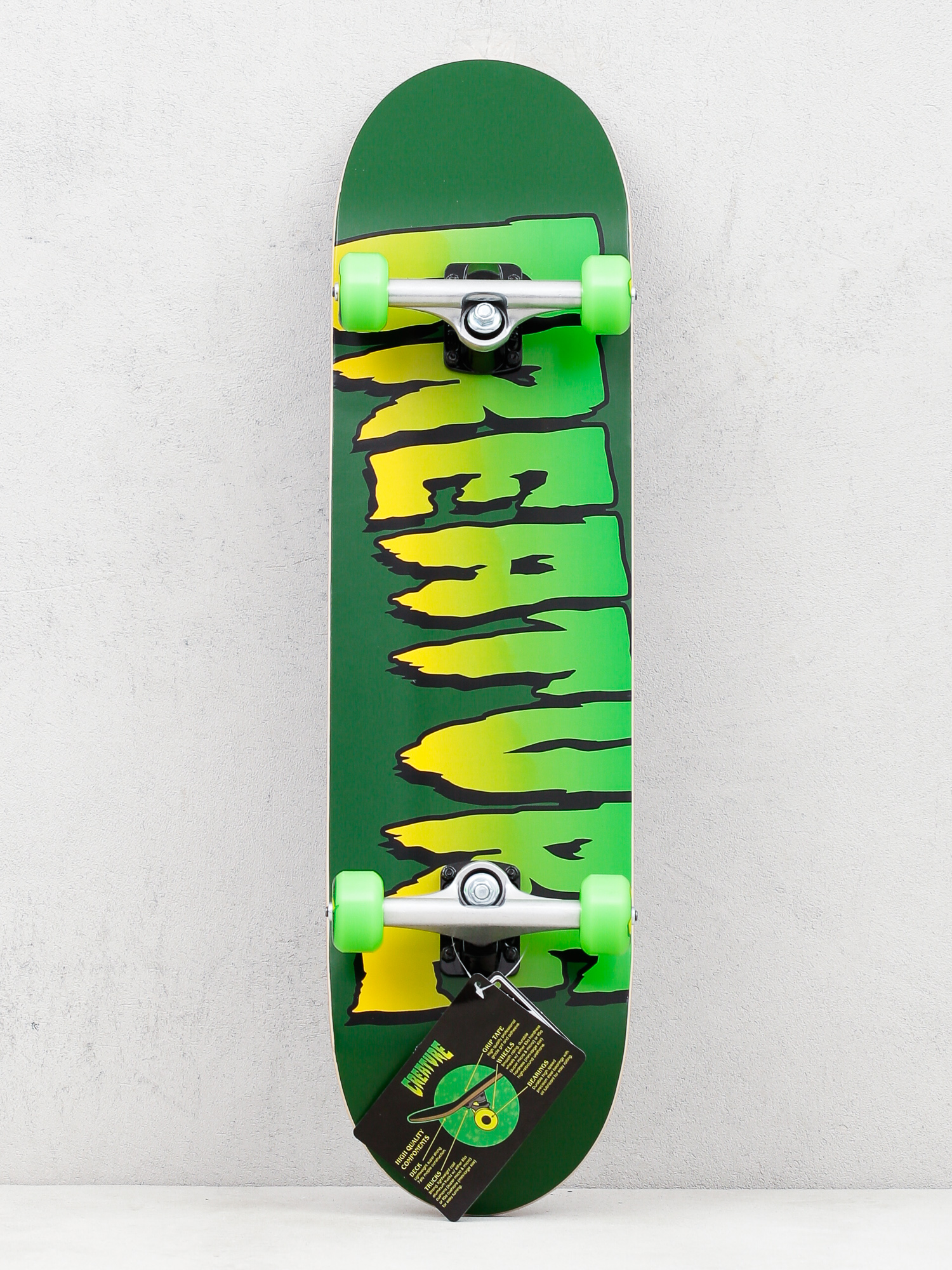 Creature Logo Full Skateboard - green
