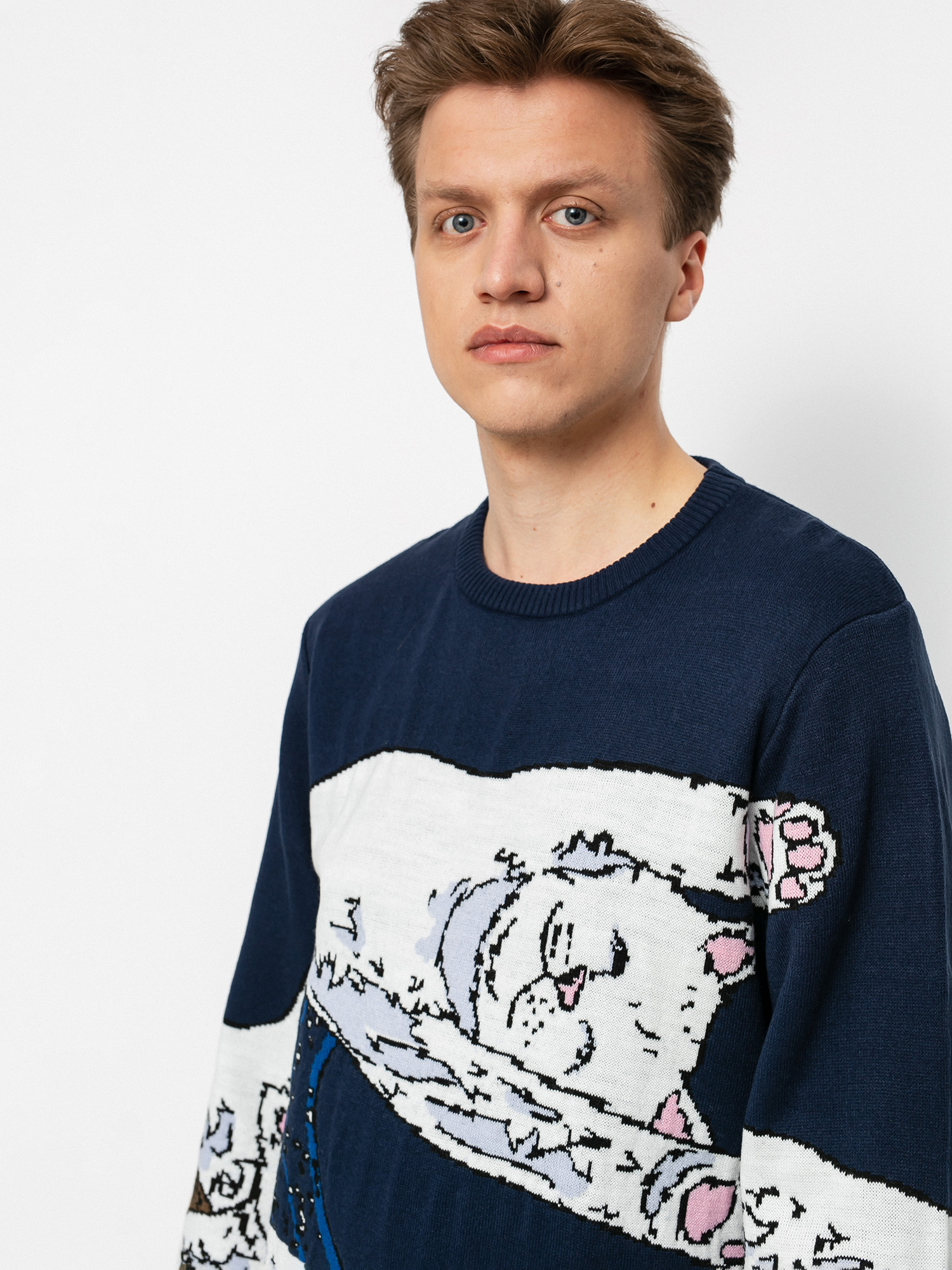 RipNDip Great Wave Sweater (navy)