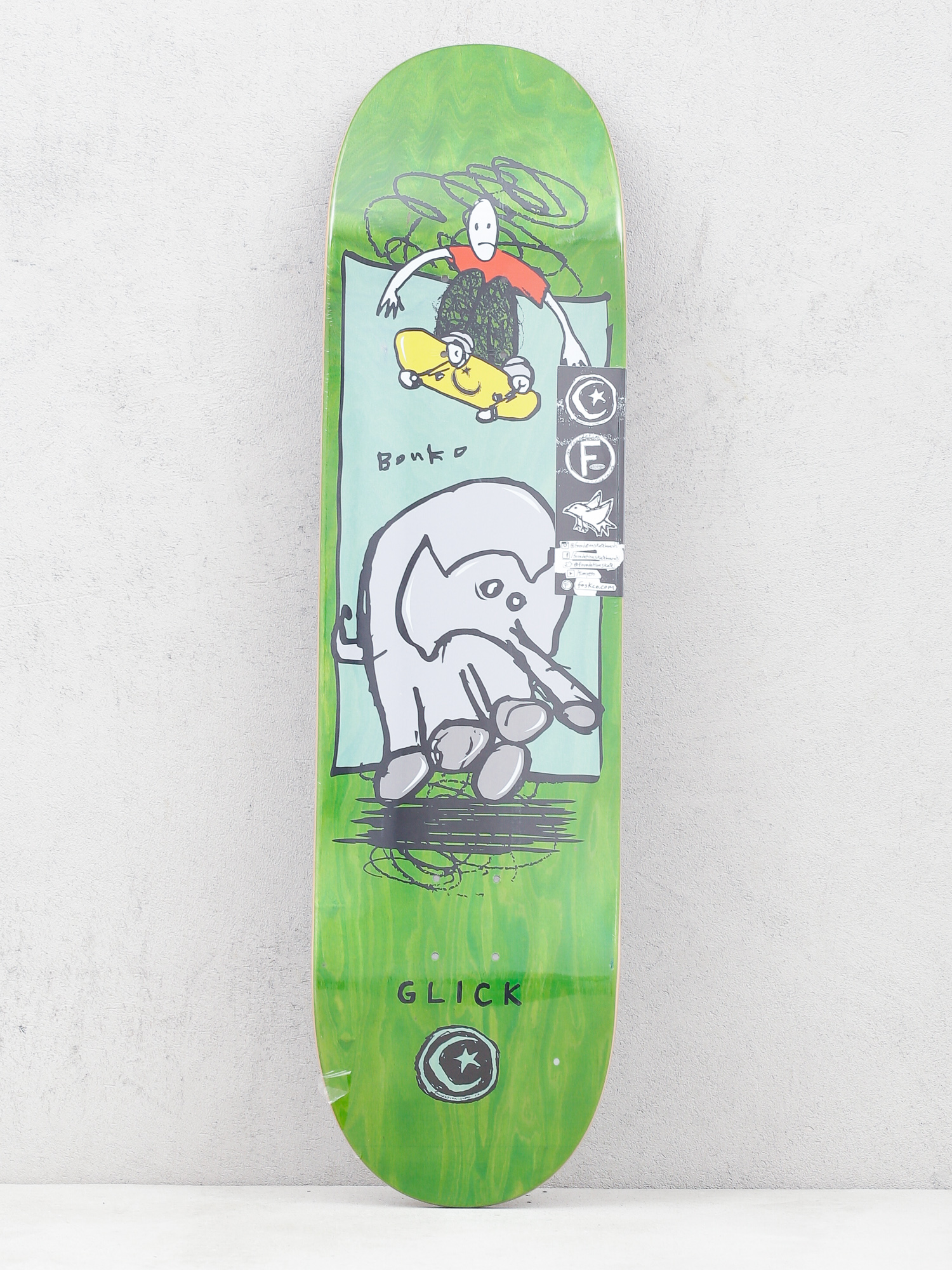 Foundation Glick Bonko Deck (green)