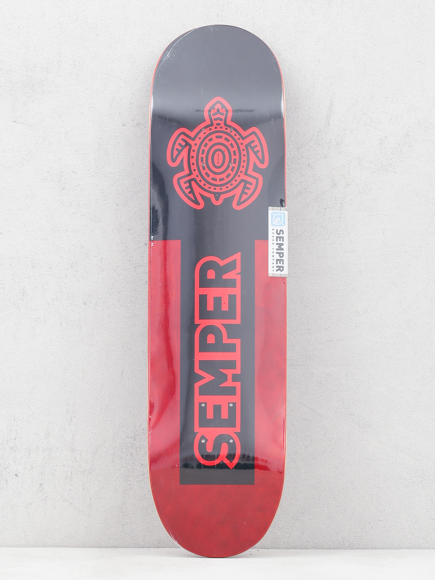 Semper Skateboards Turtle Deck (red)
