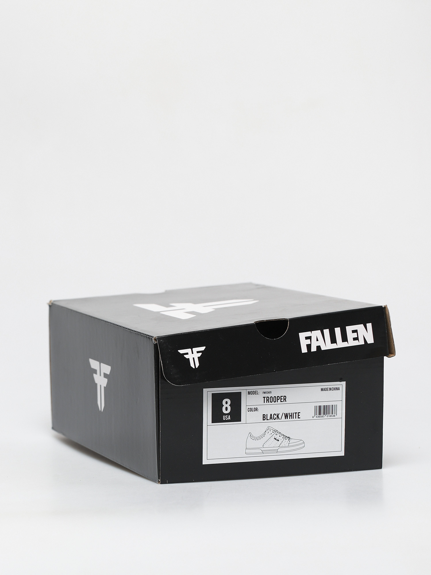 Fallen Trooper Shoes - black (black/white)