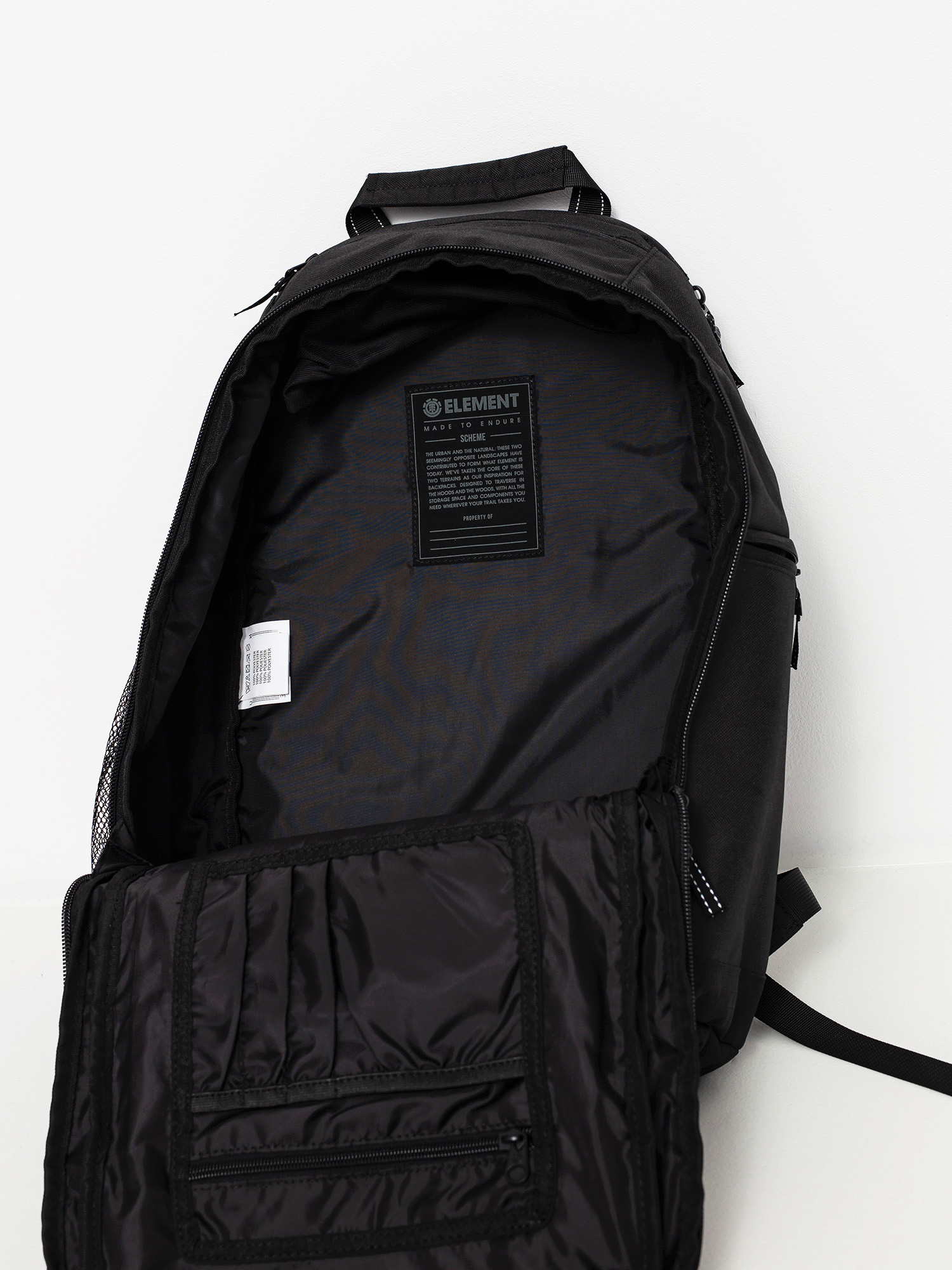 Element Scheme Bpk Backpack - black (all black)