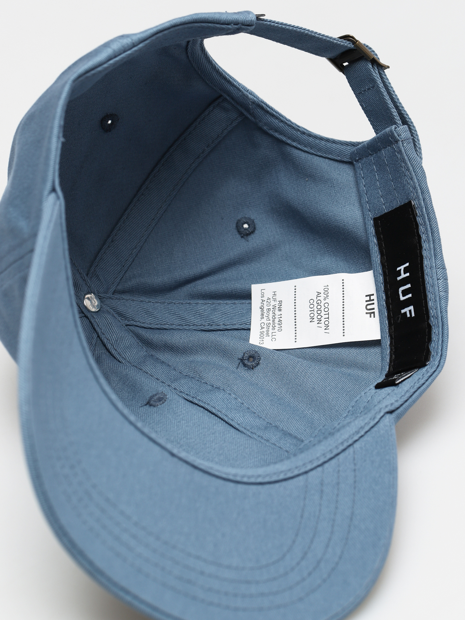 HUF Essentials Og Logo Cv 6 Panel Cap - blue (ligt blue)