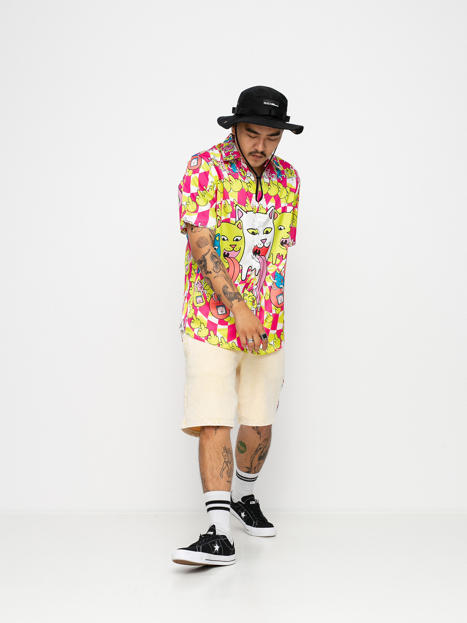 RipNDip Micro Nerm Button Up Shirt - yellow (multi)
