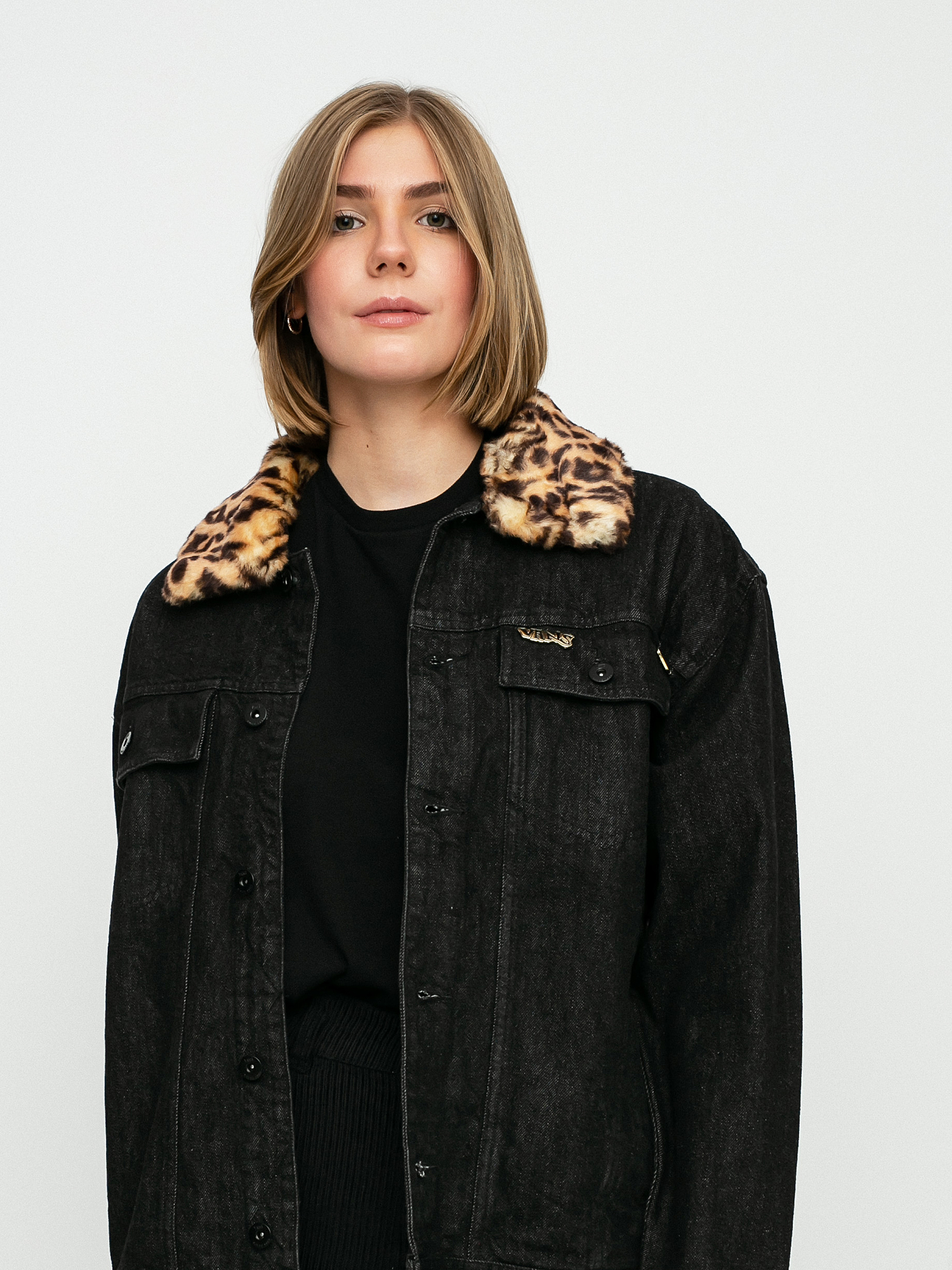 Vans Strauberry Denim Jacket Wmn - black (black)