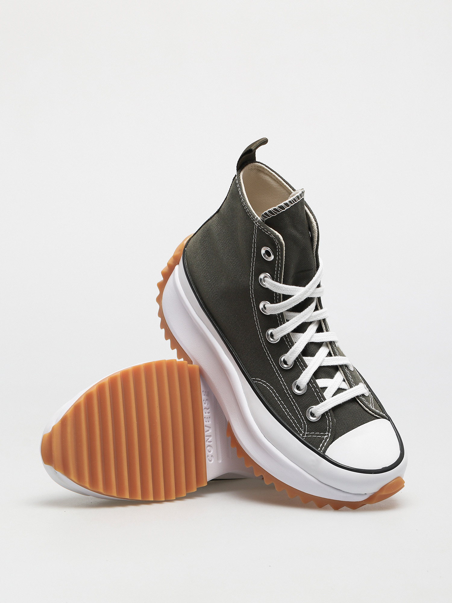 Converse Run Star Hike Shoes (olive/chocolate)