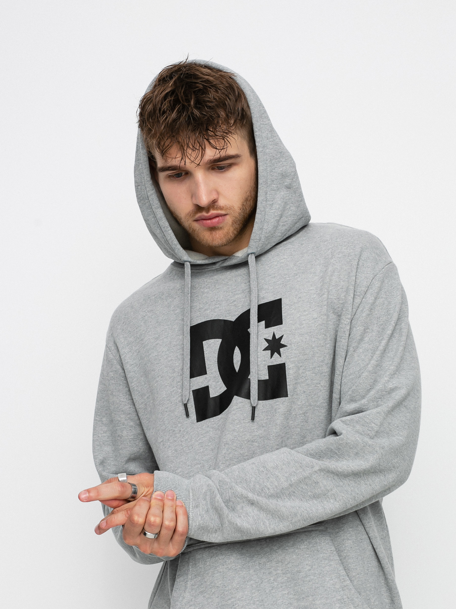 DC Star HD Hoodie - grey (heather grey)