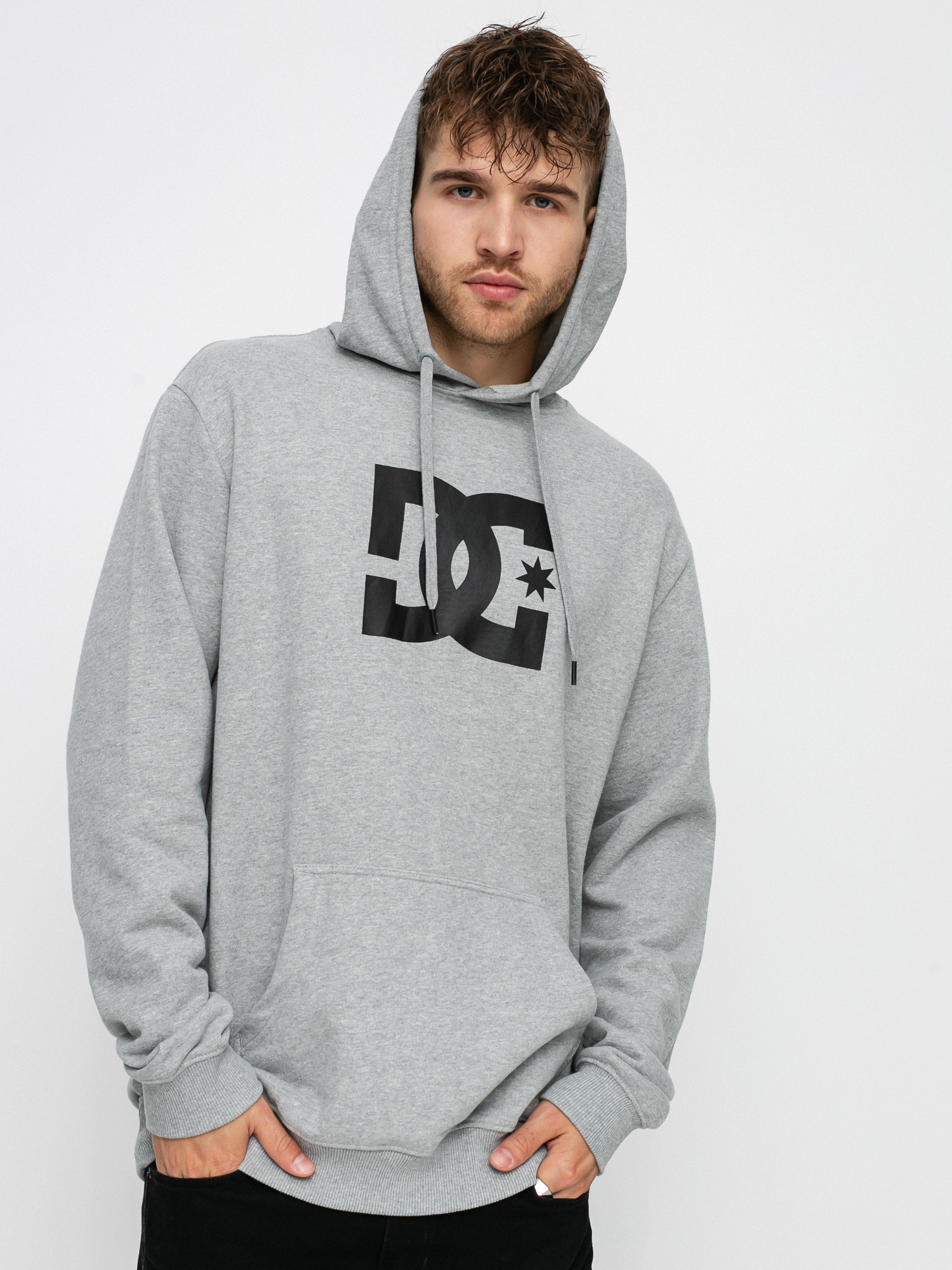 DC Star HD Hoodie (heather grey)
