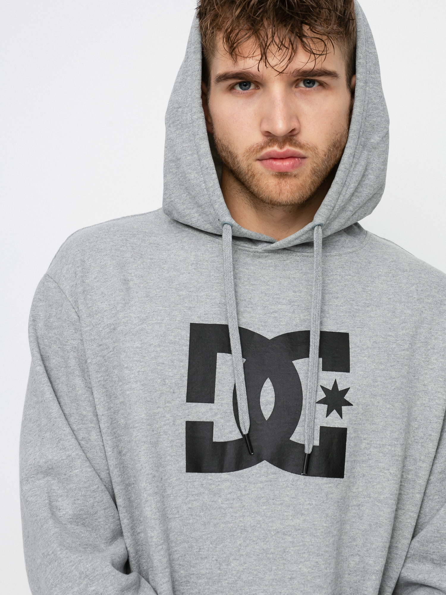 DC Star HD Hoodie (heather grey)