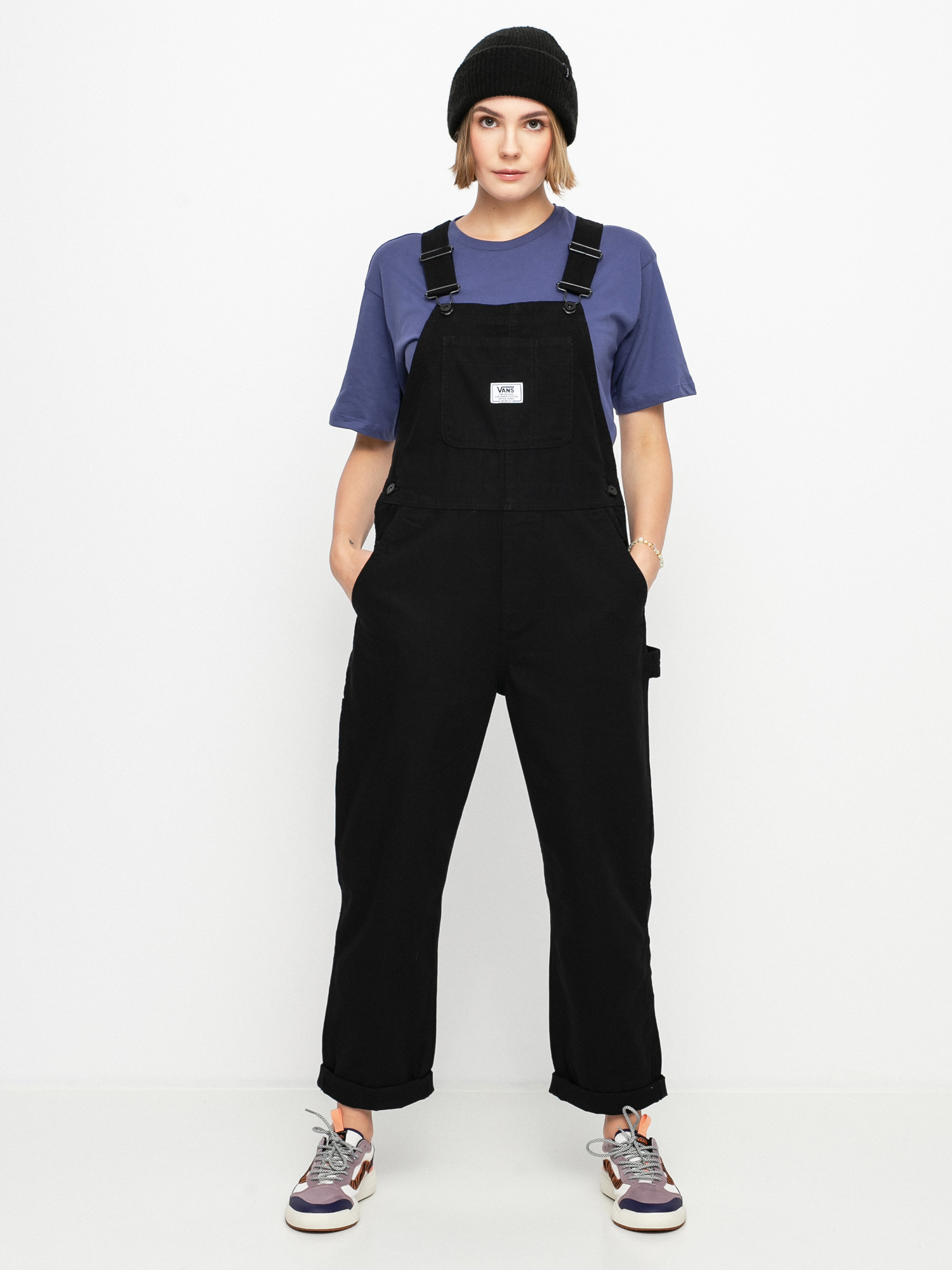 Vans Ground Work Overall Pants Wmn - black (black)