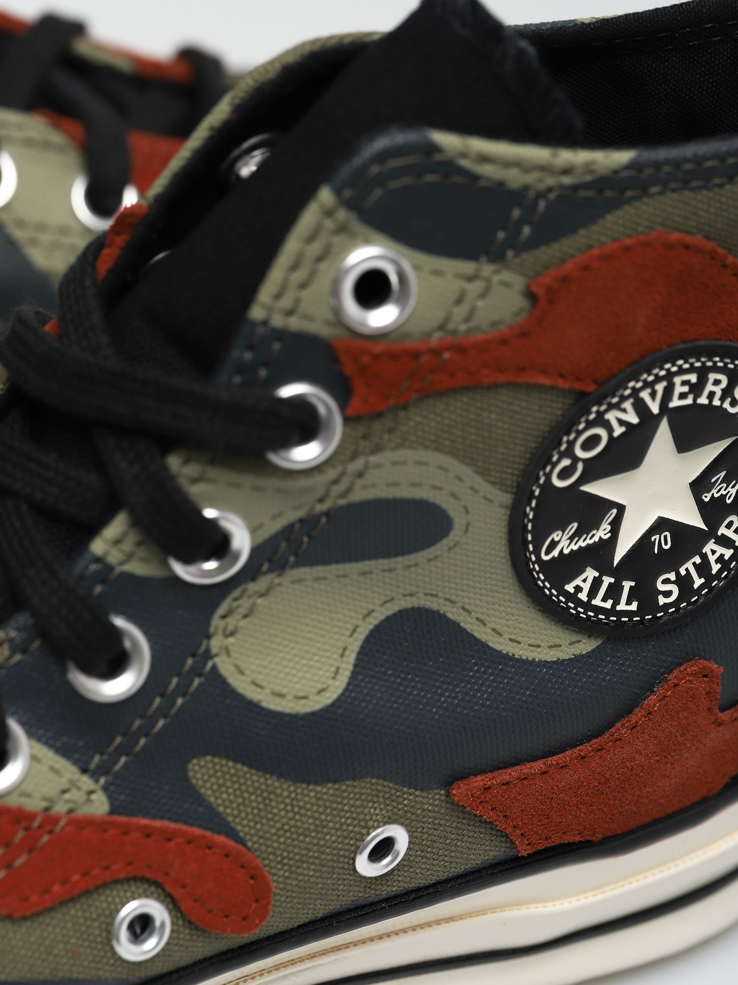 Converse Chuck 70 Hi Chucks - camo (hunter green/white)