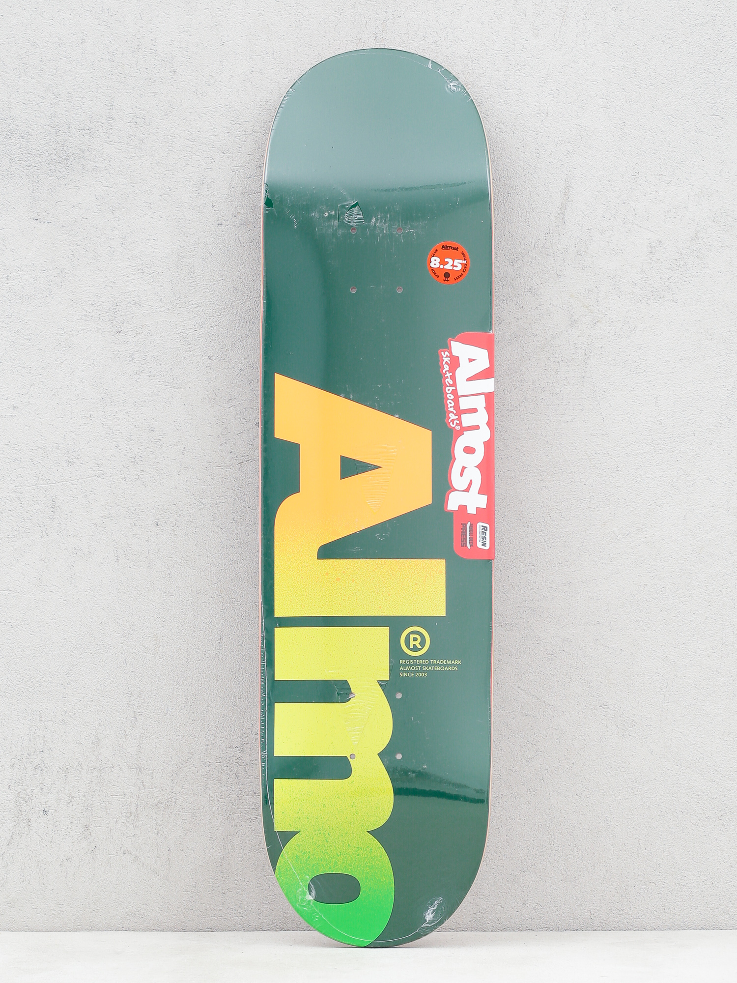 Almost Fall Off Logo Hyb Deck (green)