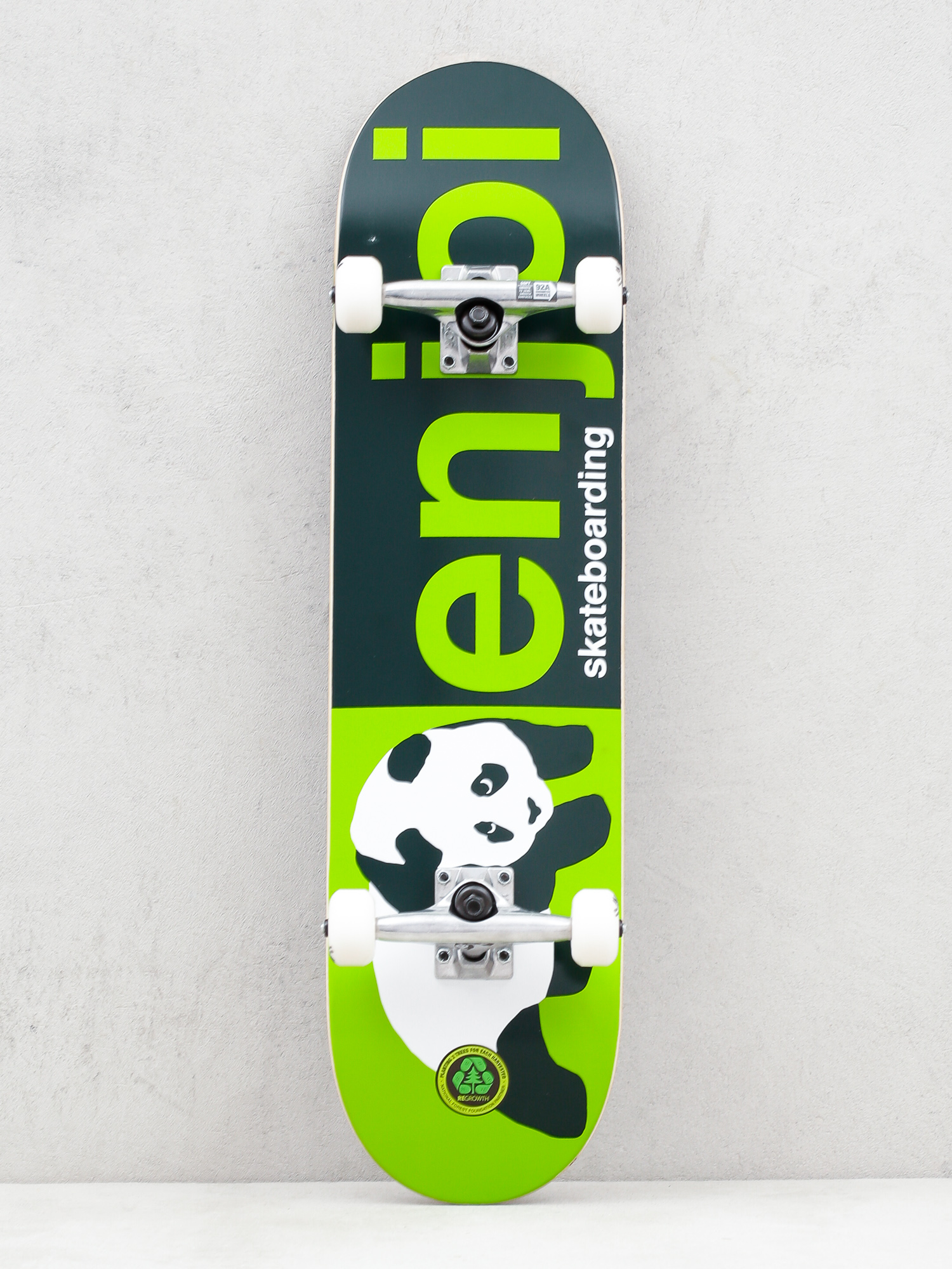 Enjoi Half And Half Skateboard - green (green)