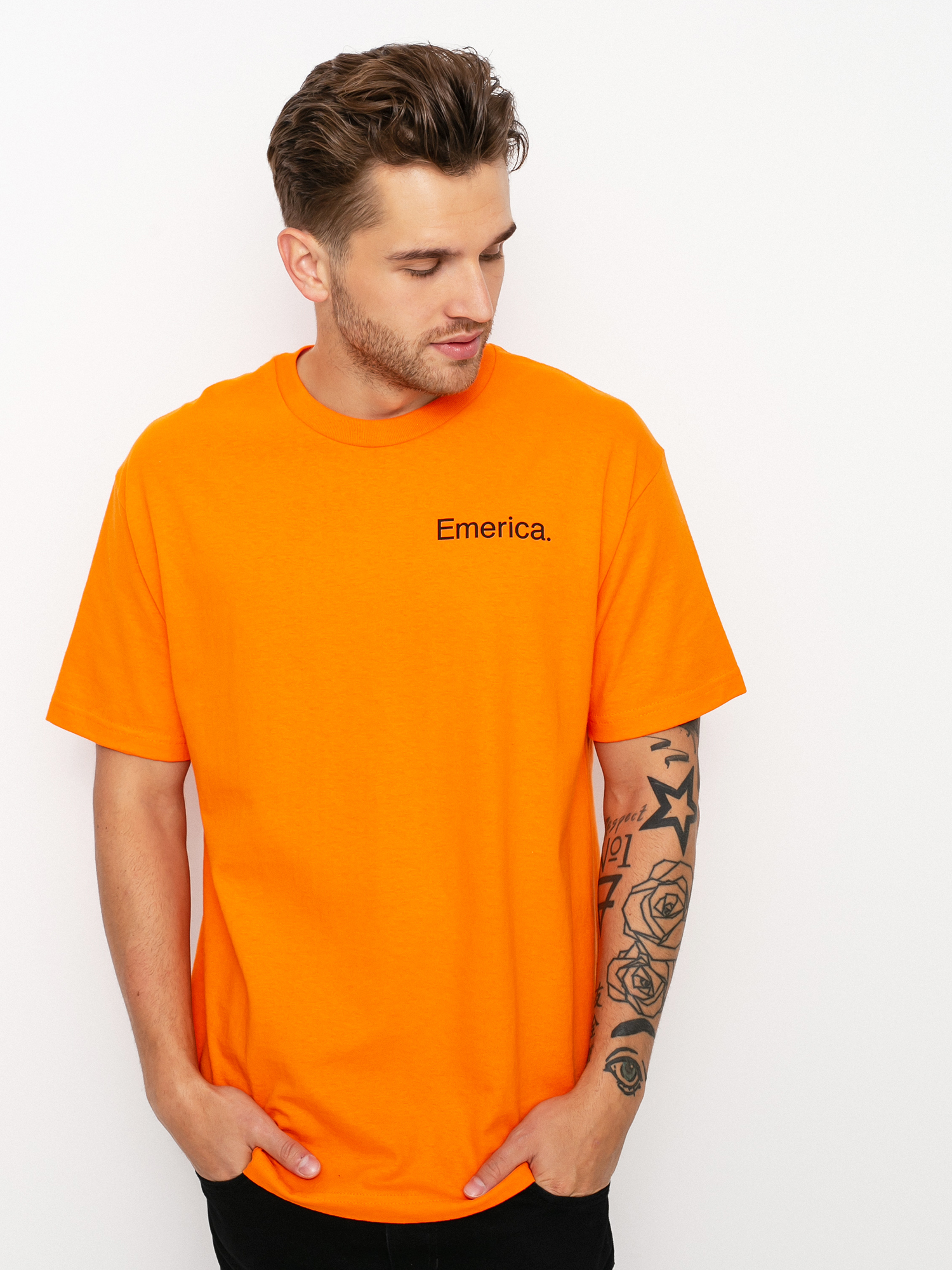 Emerica Pure Logo T-shirt - orange (orange/black)
