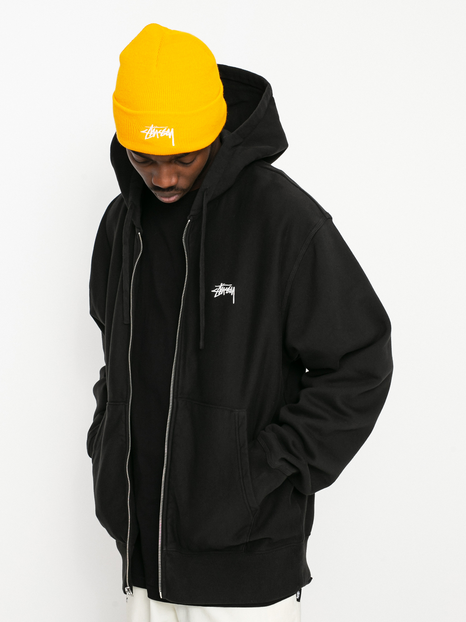 Stussy Stock Logo ZHD Hoodie (black)