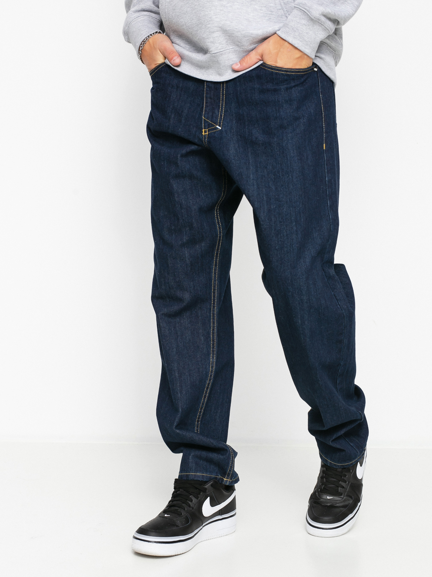 MassDnm Slang Jeans Baggi Fit Pants - navy blue (Dark Blue)