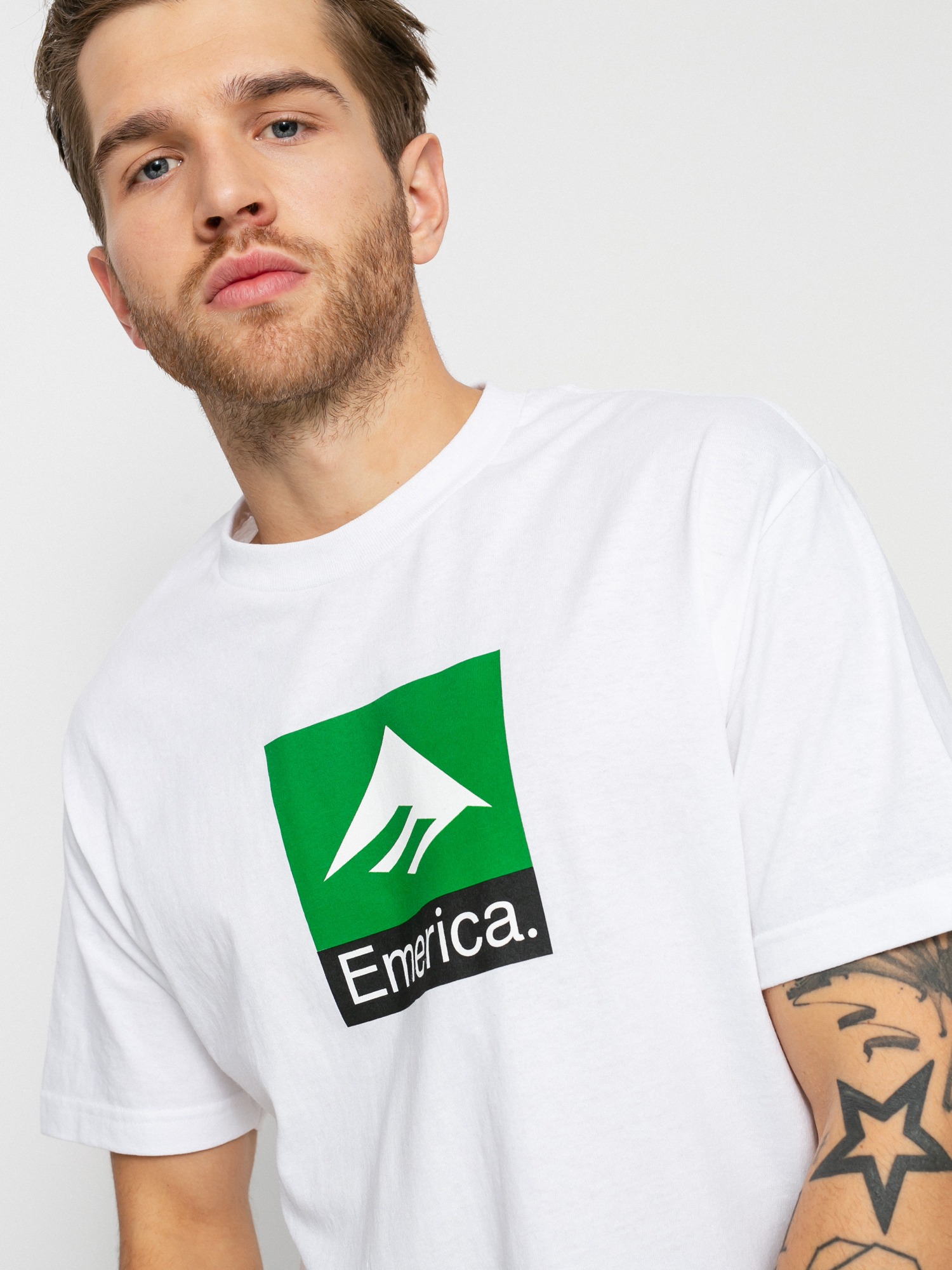 Emerica Classic Combo T-shirt - white (white)