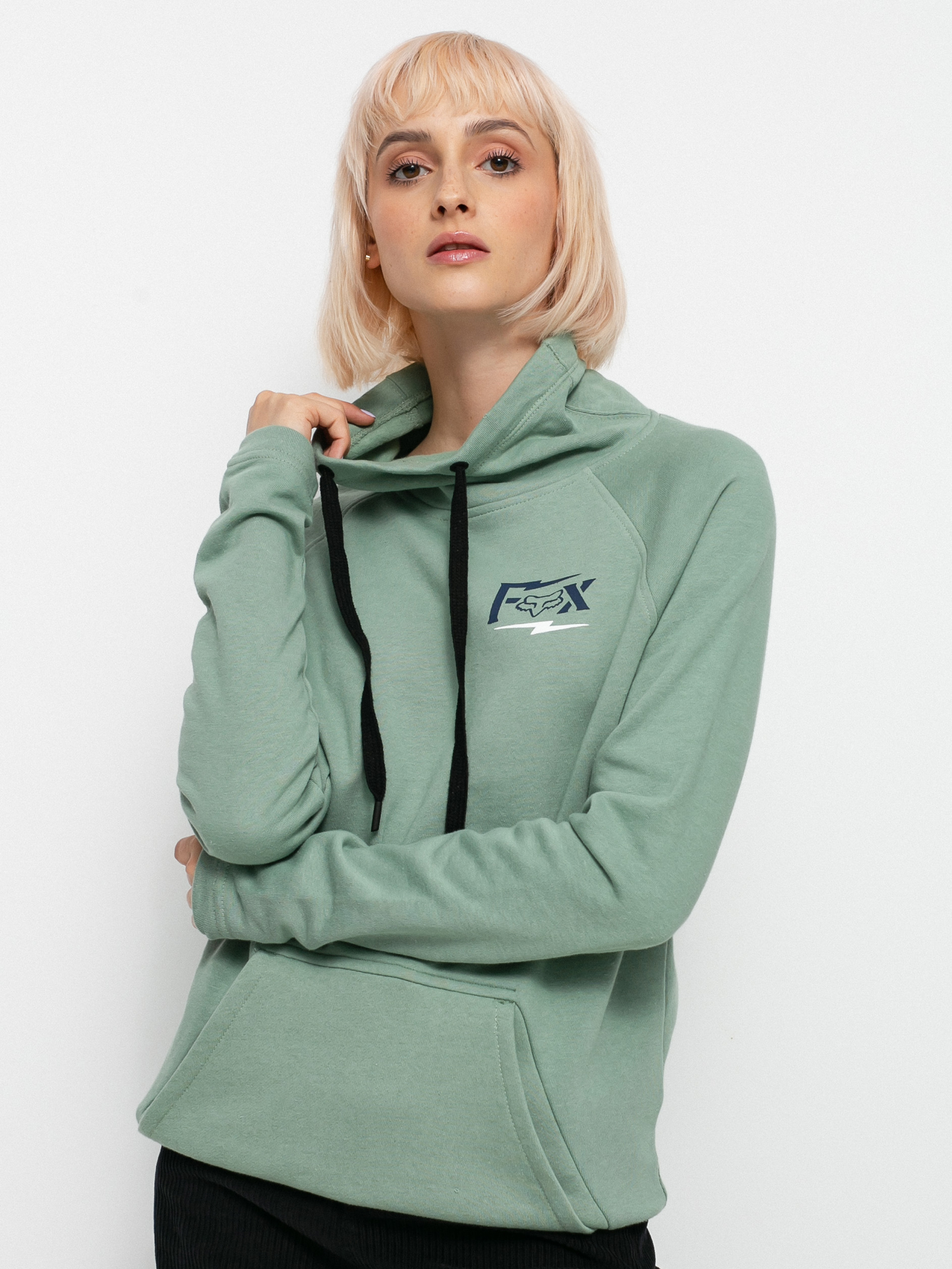 Fox Clean Up HD Hoodie Wmn - green (sge)