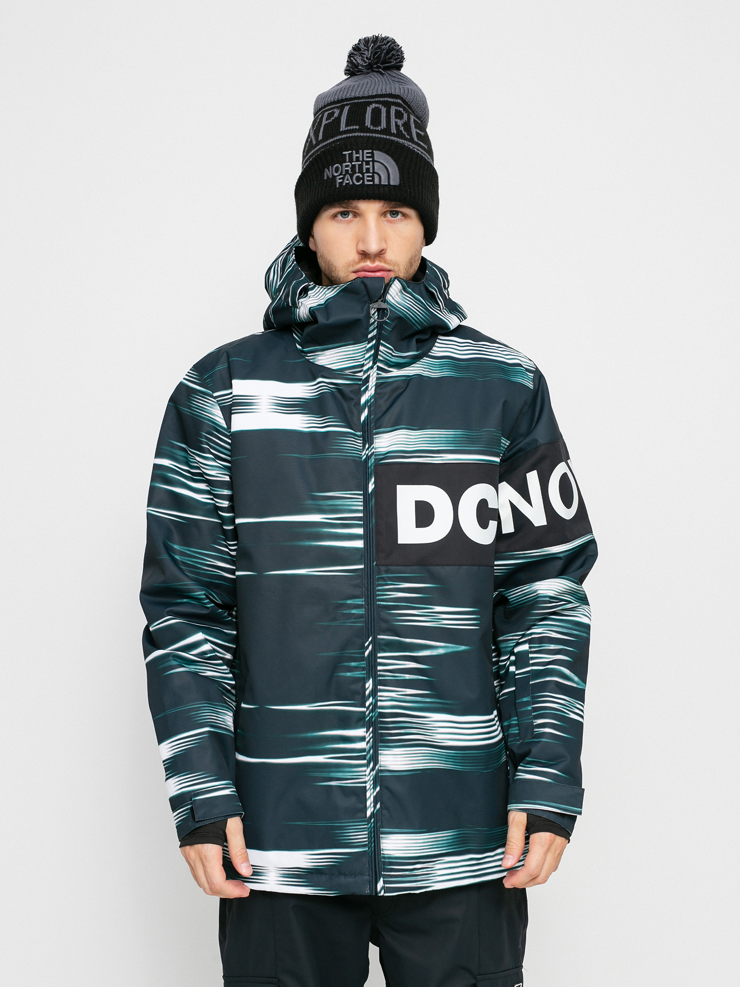 DC Propaganda Snowboard jacket - navy blue (focus stripe)