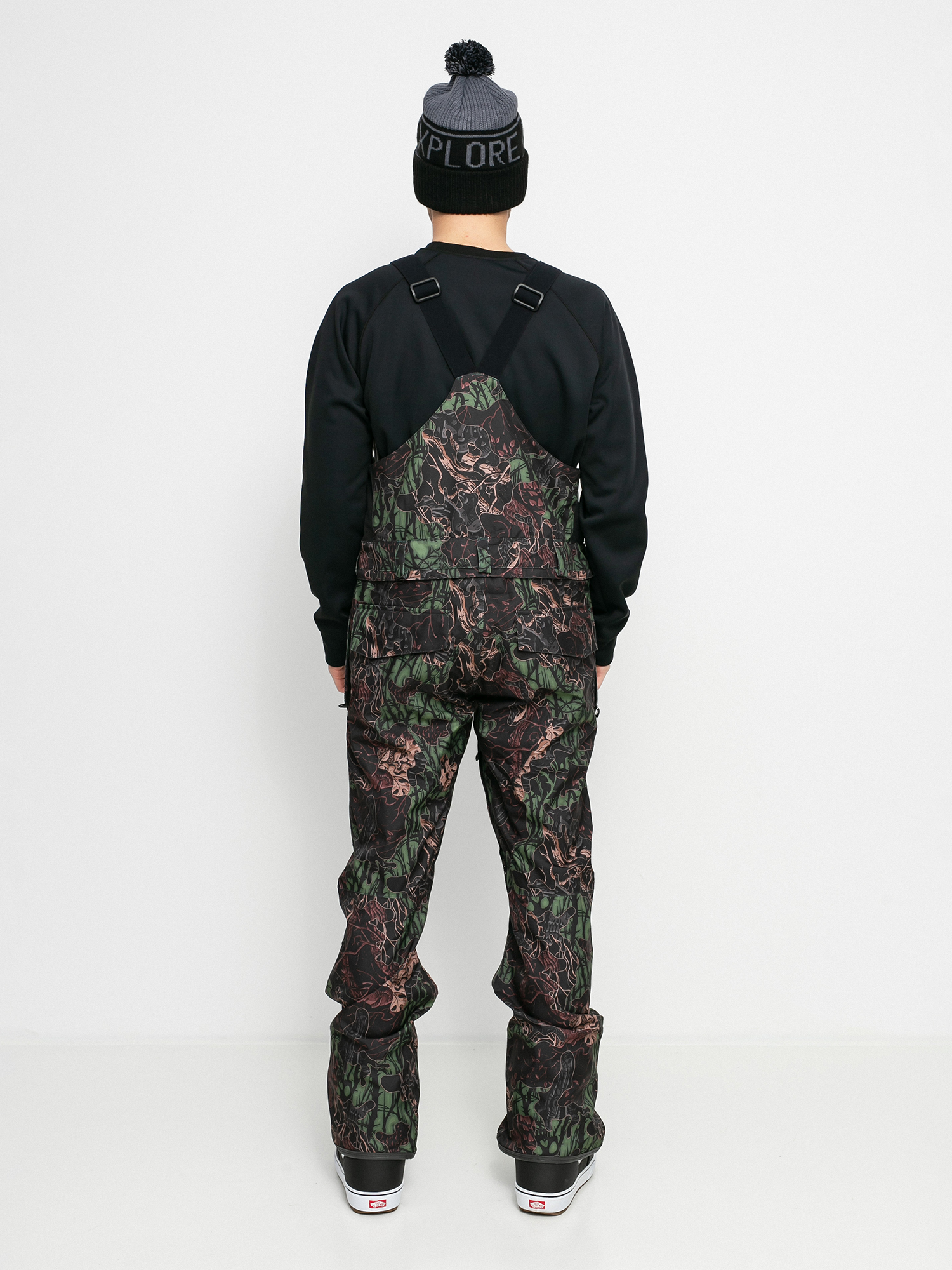 Volcom Roan Bib Overall Snowboard pants (woodland camo)