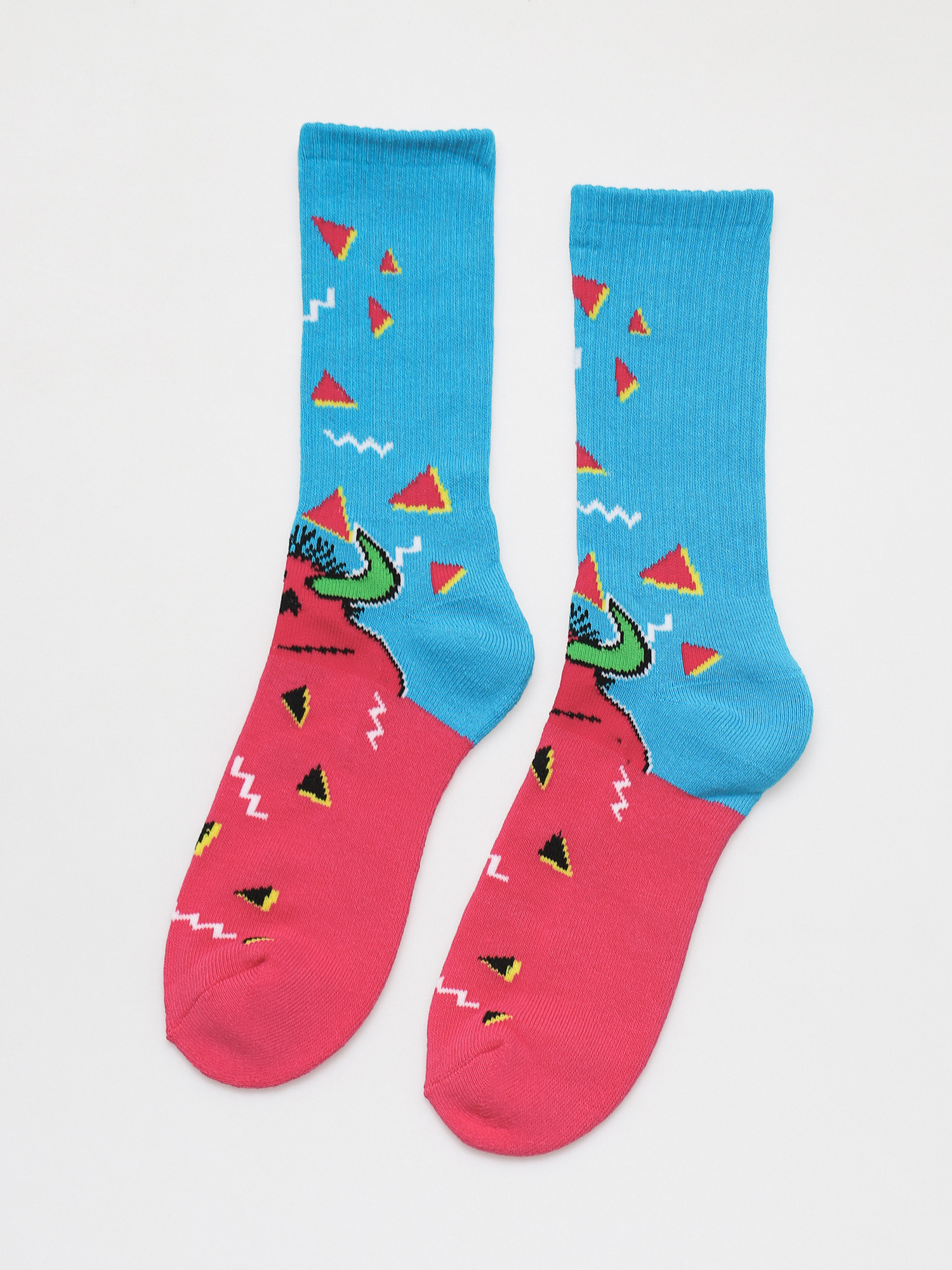Toy Machine 80s Monster Crew Socks - blue (aqua/pink)