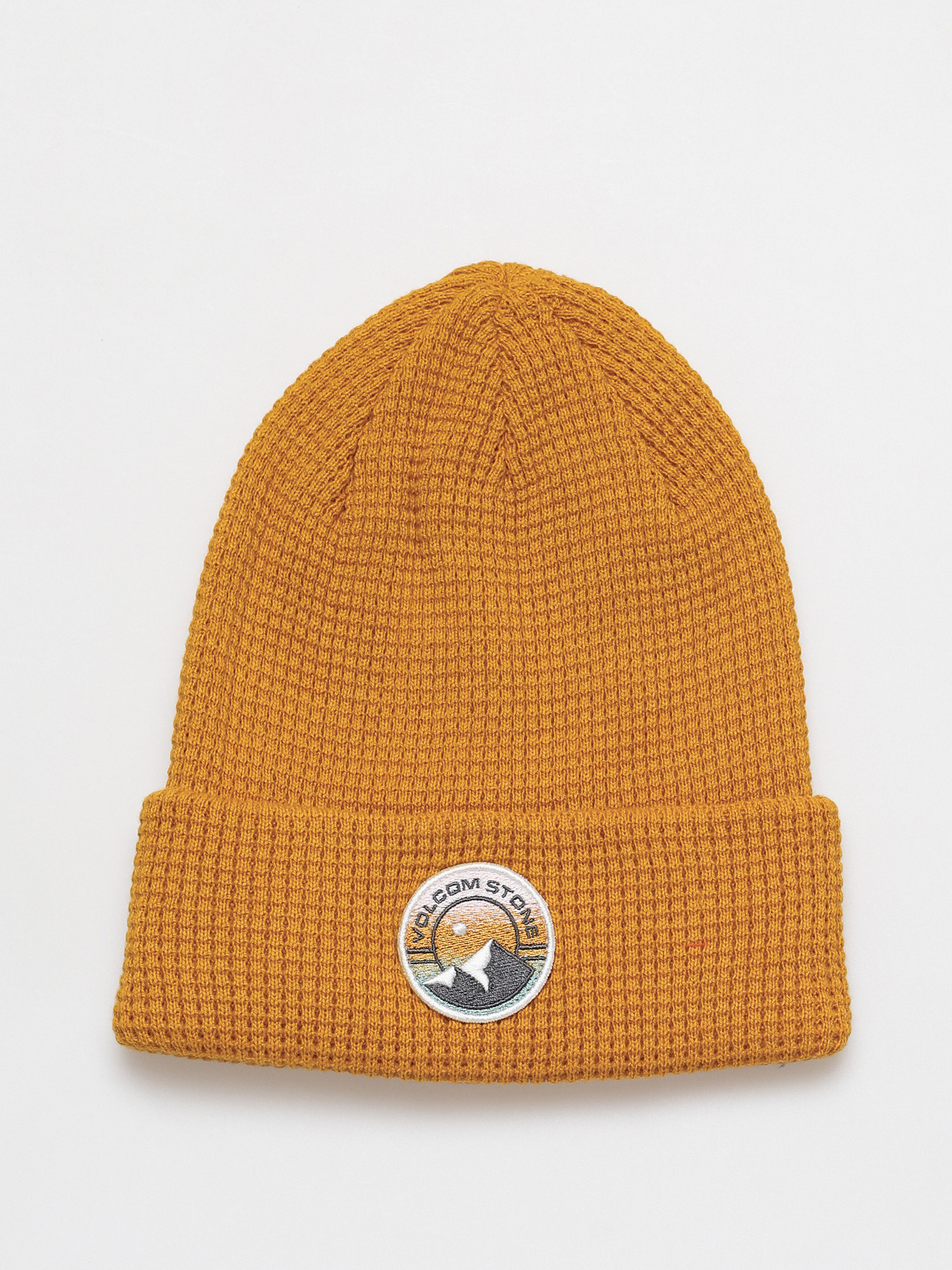 Volcom Waffle Patch Beanie Wmn - golden (resin gold)