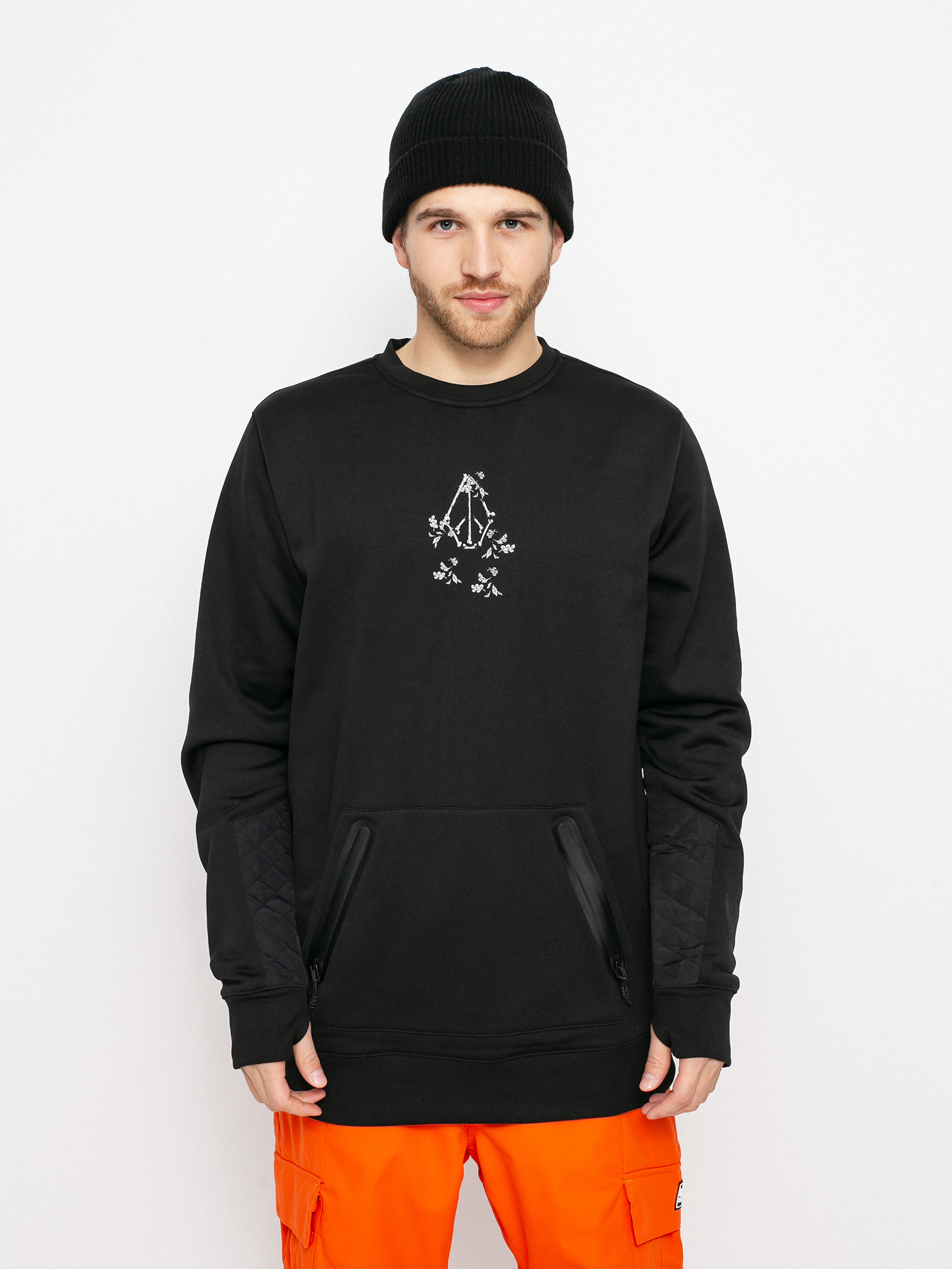Volcom Let It Storm Crew Sweatshirt - black (art)