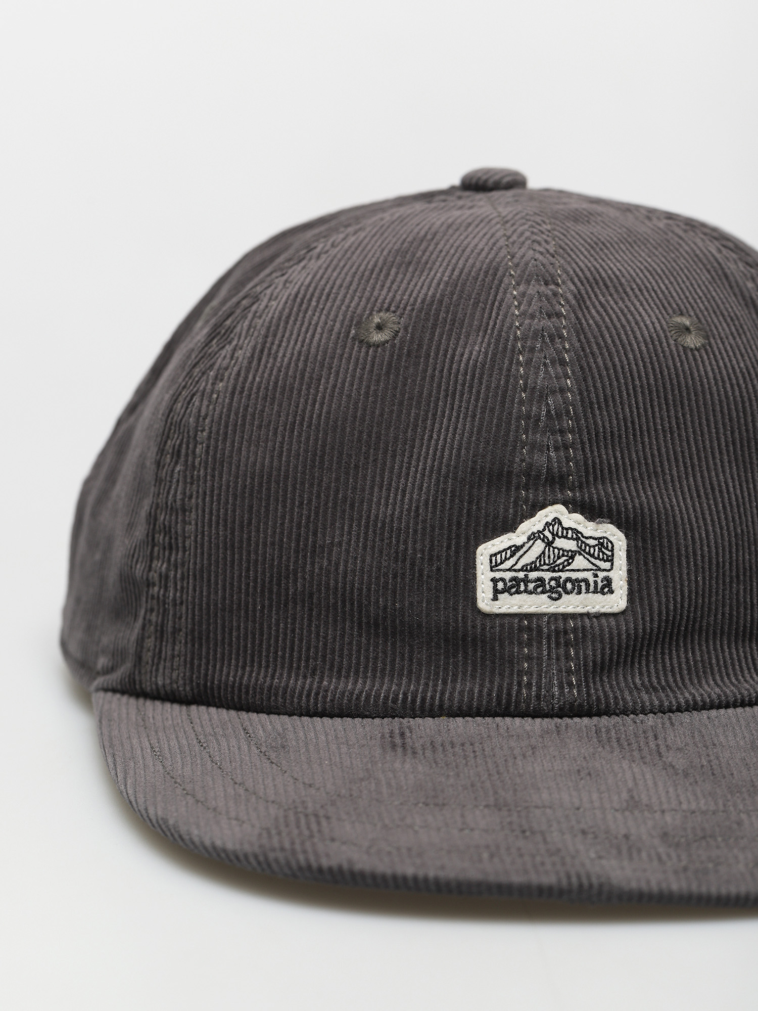 Patagonia Corduroy Cap (line logo ridge patch/forge grey)
