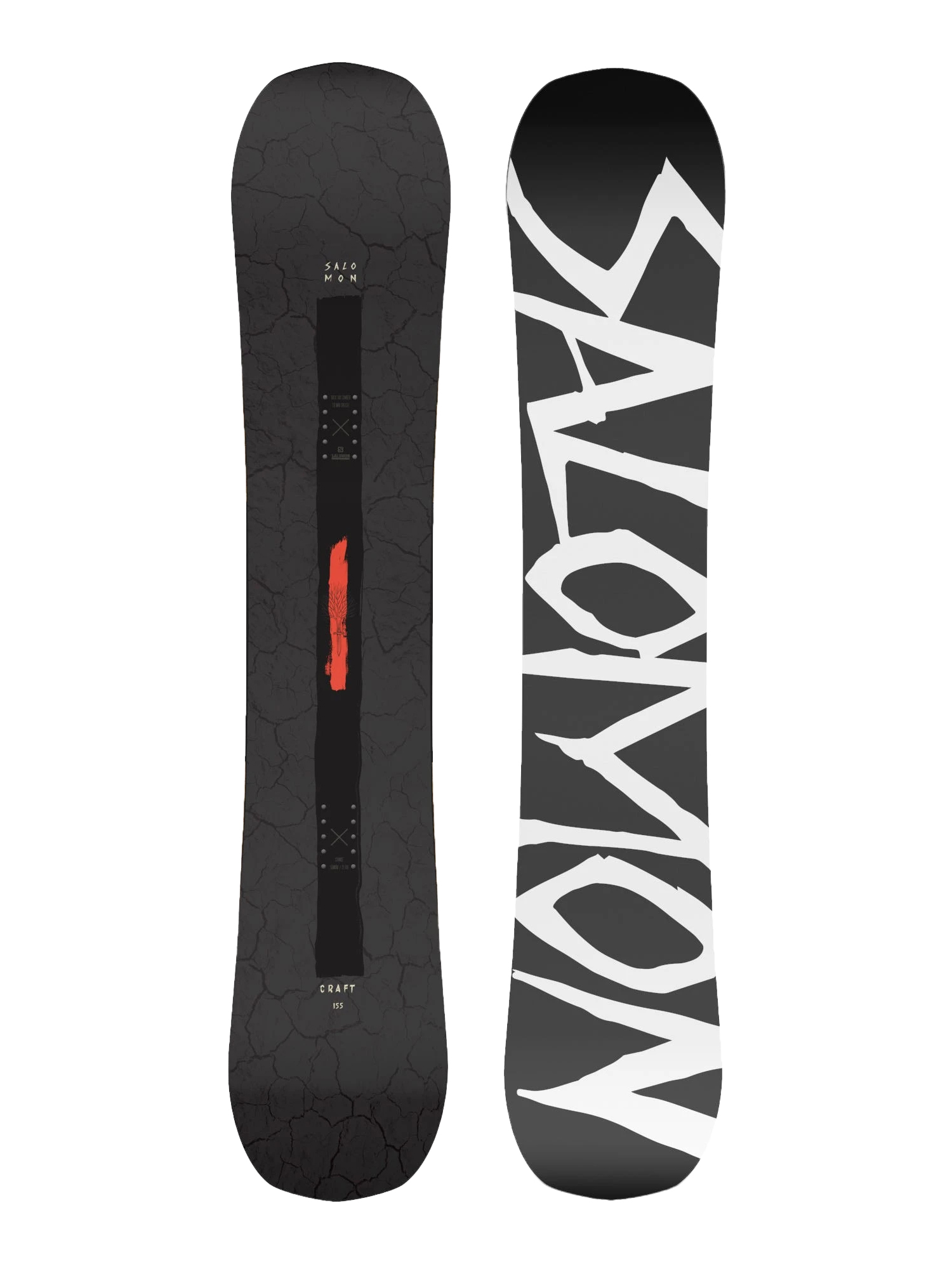 Salomon Craft Snowboard - black (black/white)