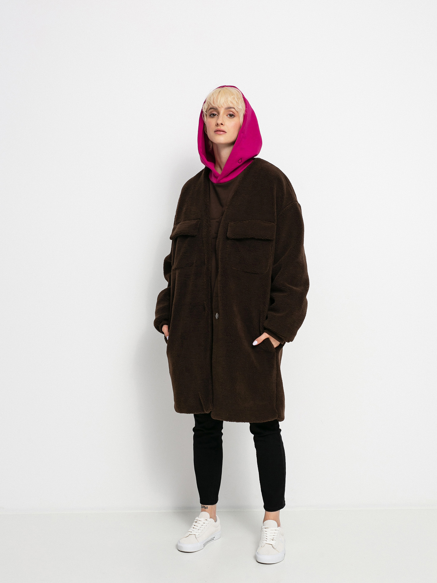 Volcom Eesypeesy Coat Wmn - brown (dark brown)