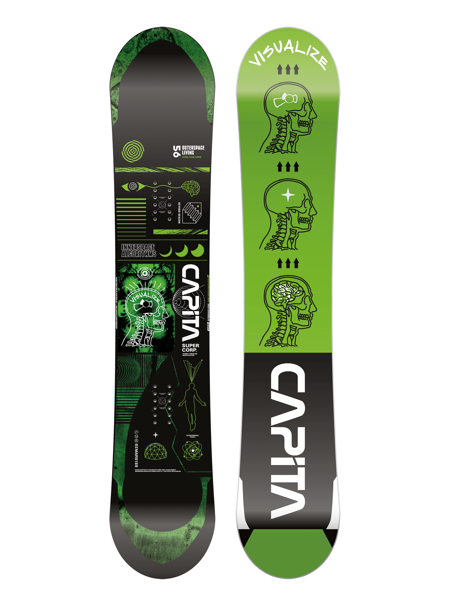 Capita Outerspace Living Snowboard - multicolor (green)