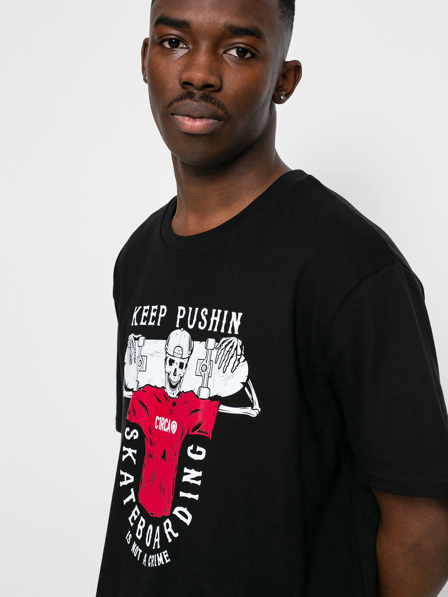 Circa Keep Pushin T-shirt (black)