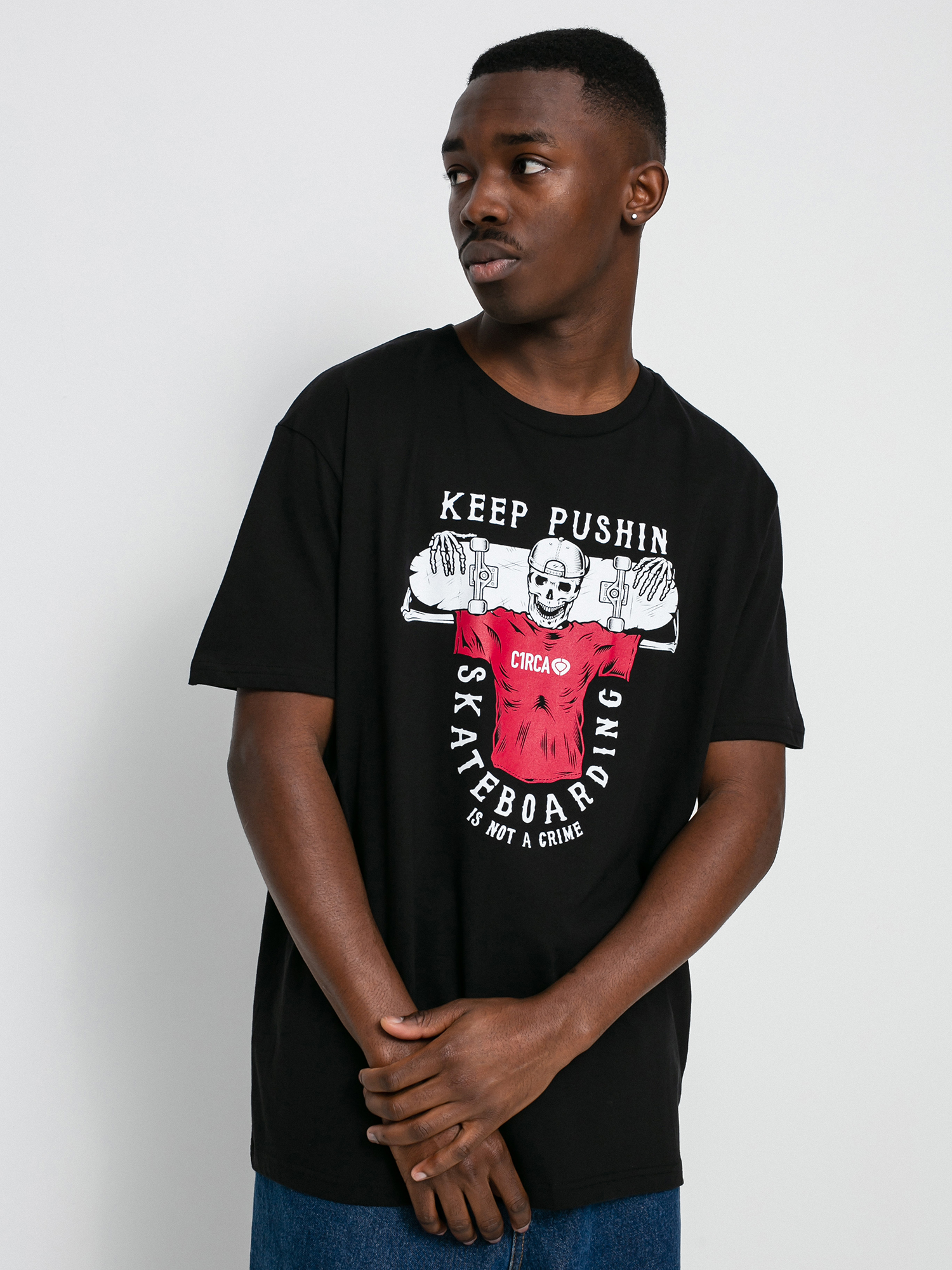 Circa Keep Pushin T-shirt (black)