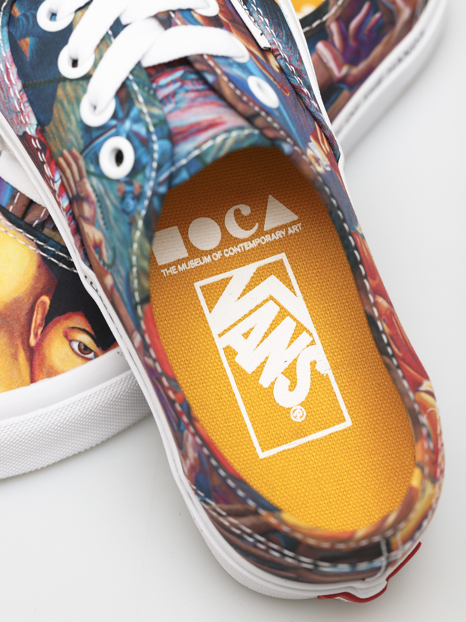 Vans X Moca Authentic Shoes (judy baca)