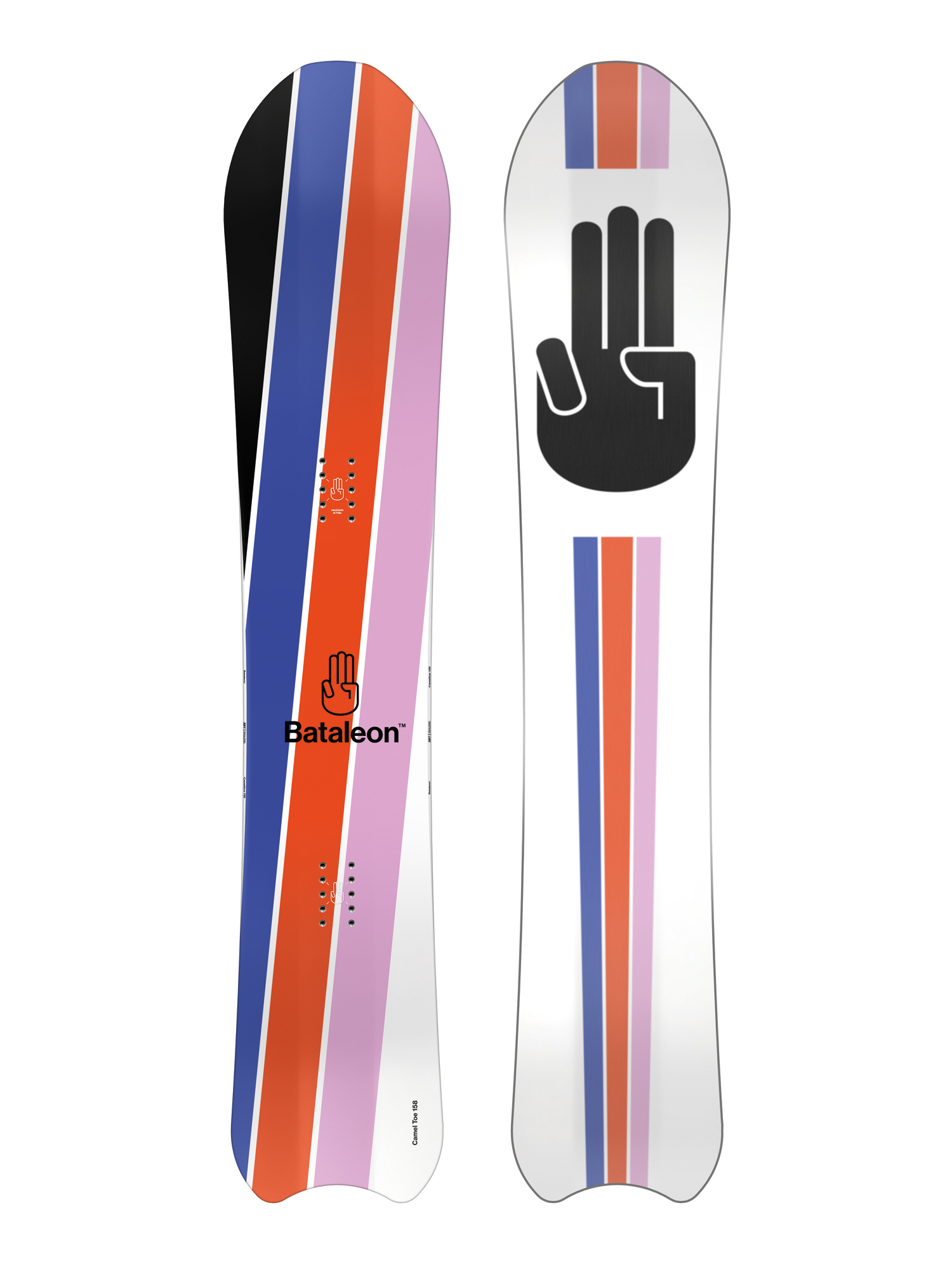 Bataleon Camel Toe Snowboard - multicolor (white/navy/multi)