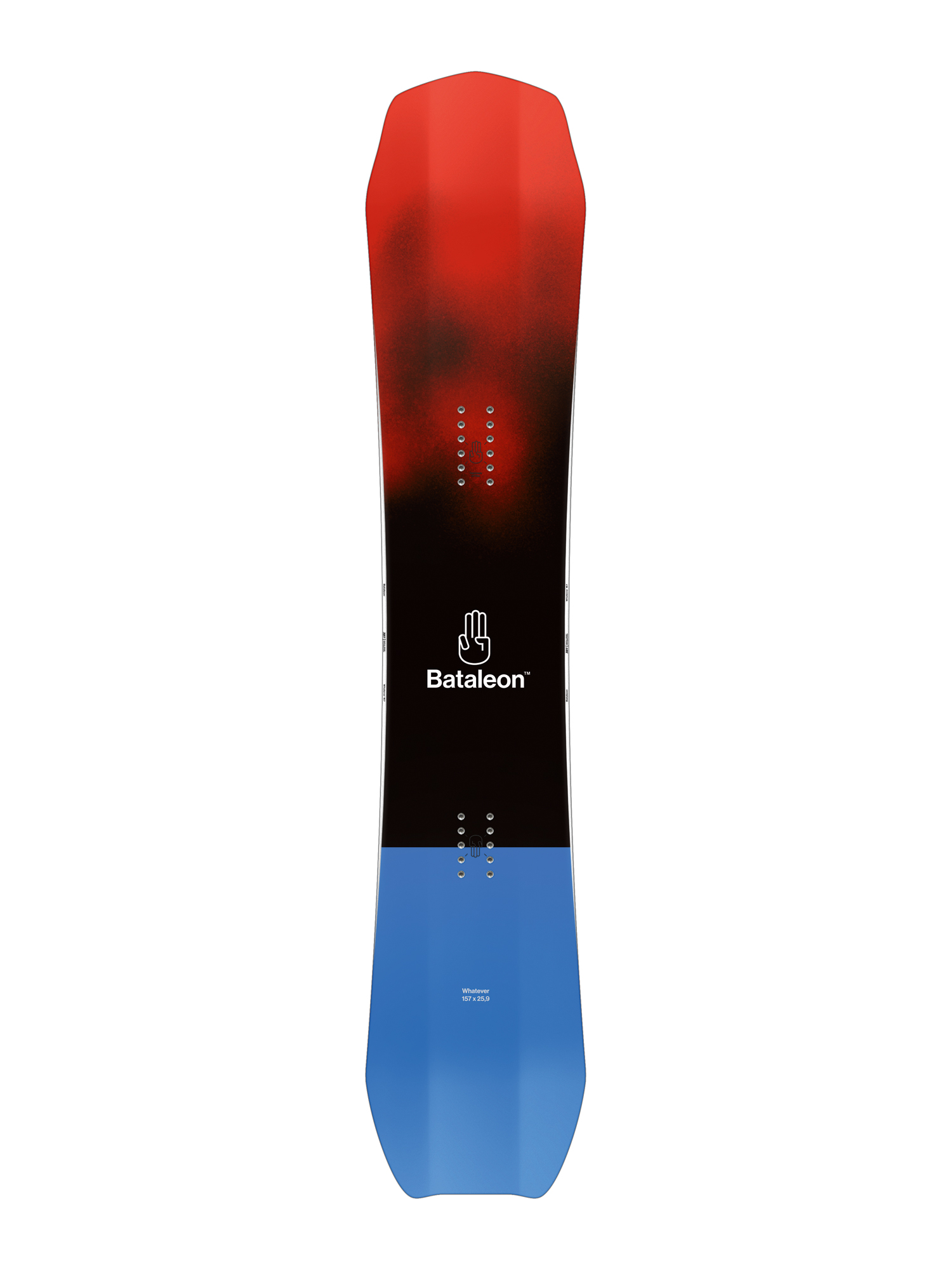 Bataleon Whatever Snowboard (black/white/blue)