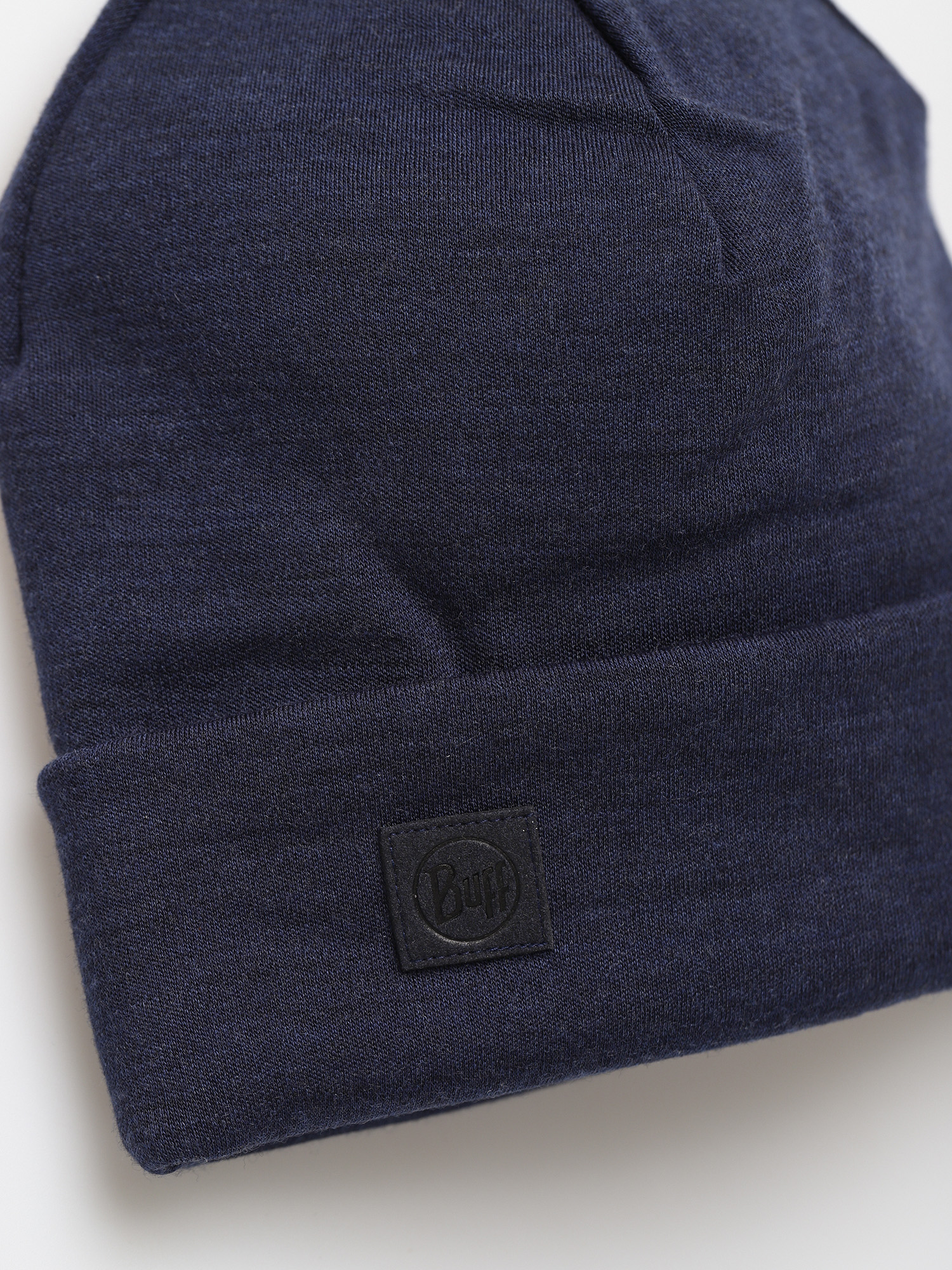 Buff Beanie Merino Wool Thermal - navy blue (solid denim)