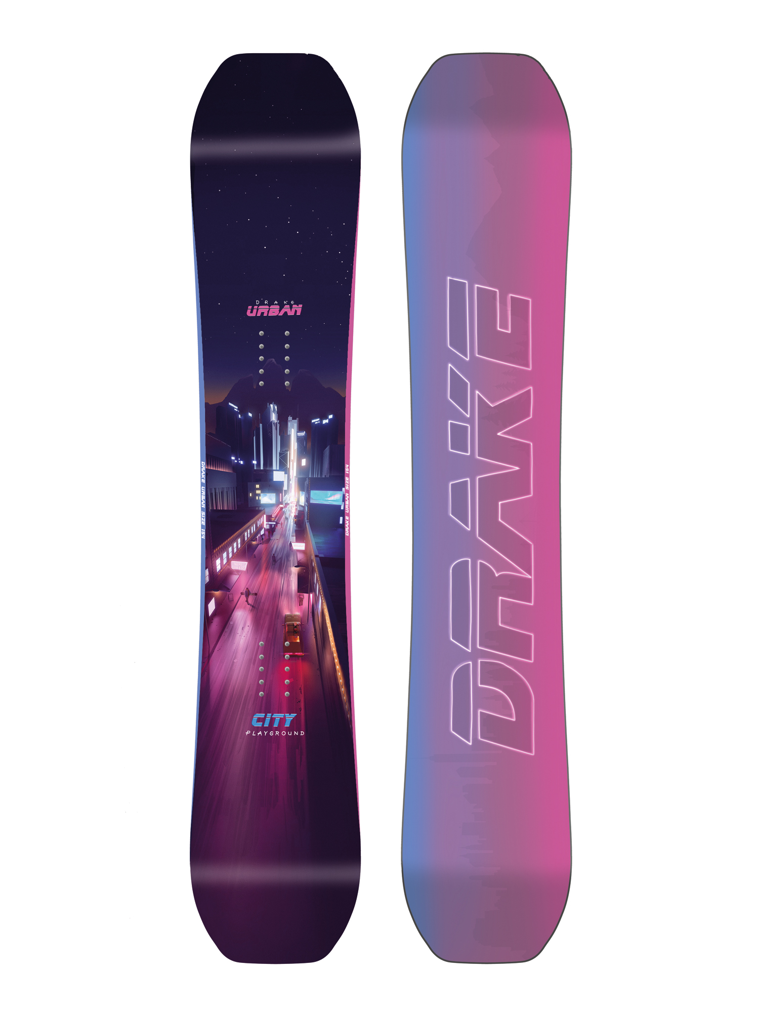 Drake Urban Snowboard - violet