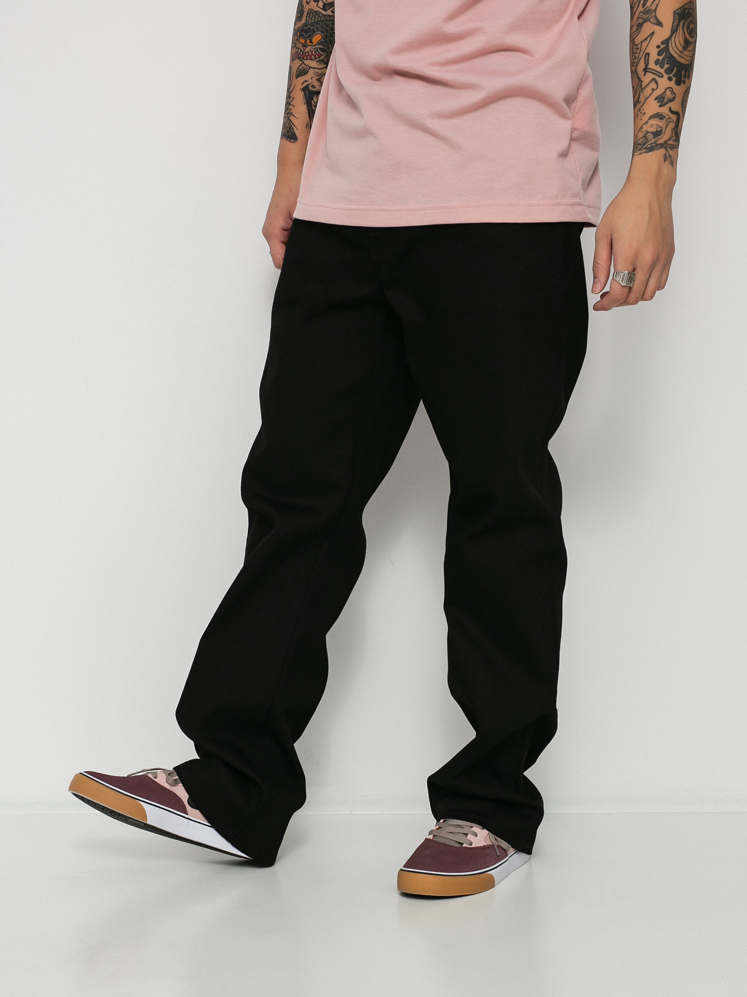 Volcom Modown Denim Hose - Schwarz (black on black)